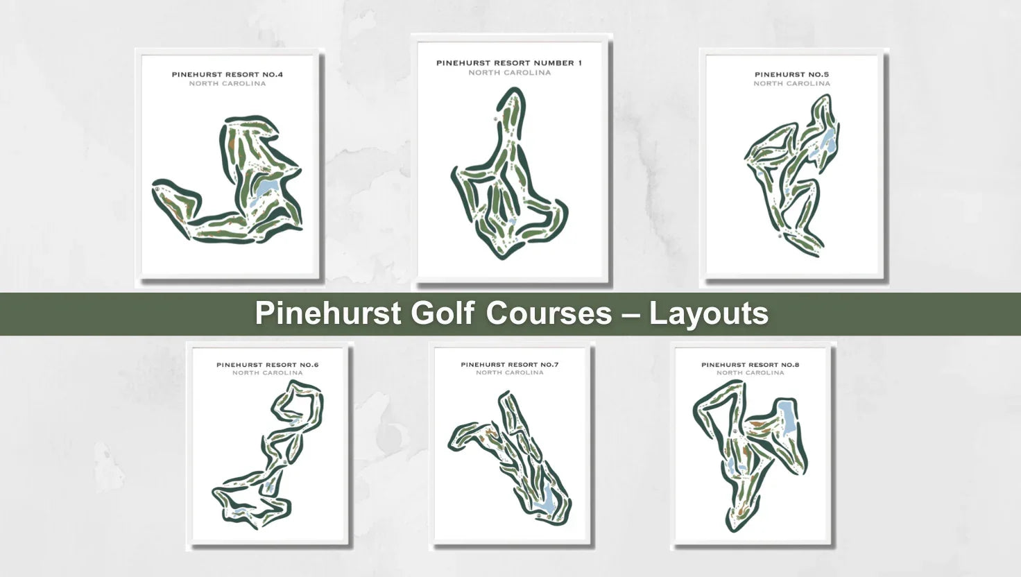 Detailed Map of Pinehurst Golf Courses – Layouts of All Pinehurst Cour ...