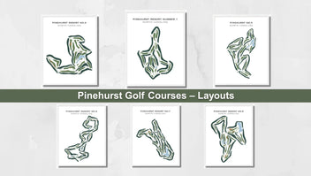 Detailed Map of Pinehurst Golf Courses – Layouts of All Pinehurst Cour