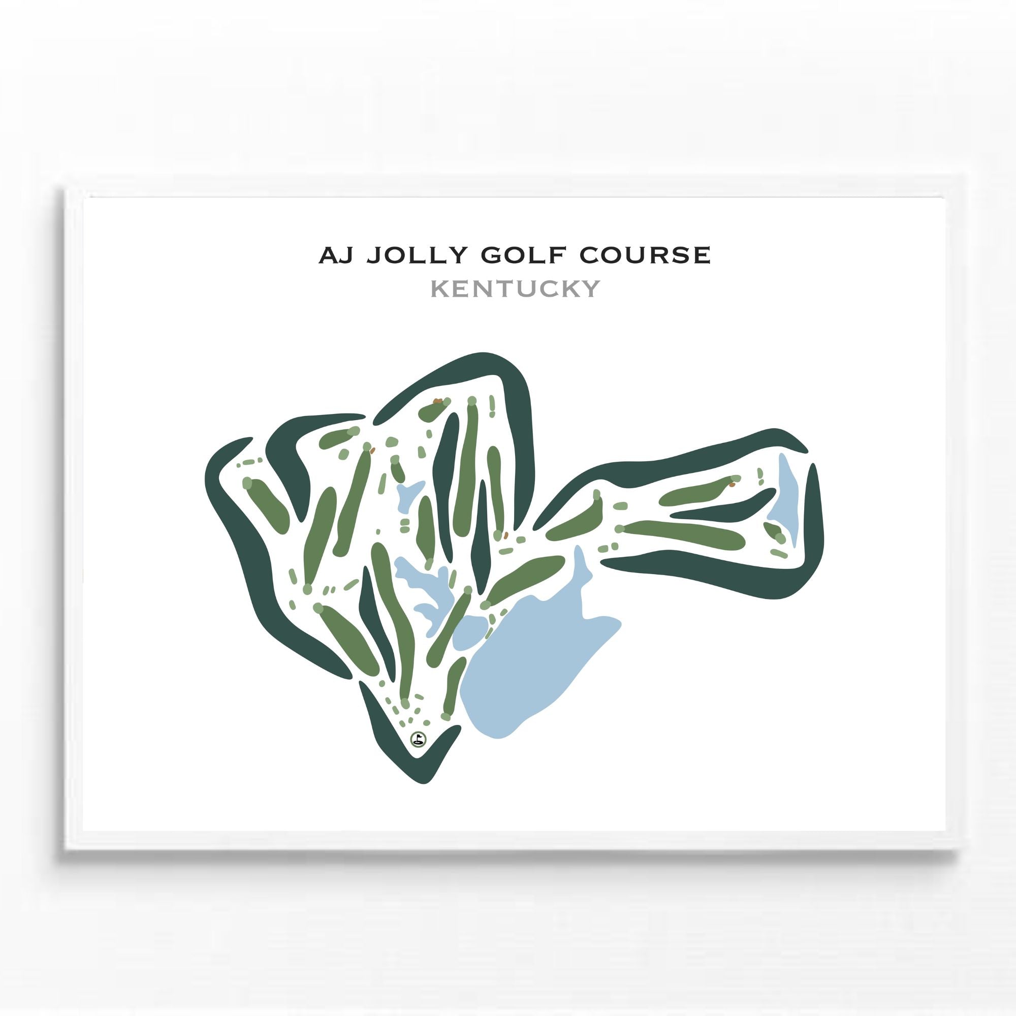 Buy the best printed golf course AJ Jolly Golf Course, Kentucky - Golf ...