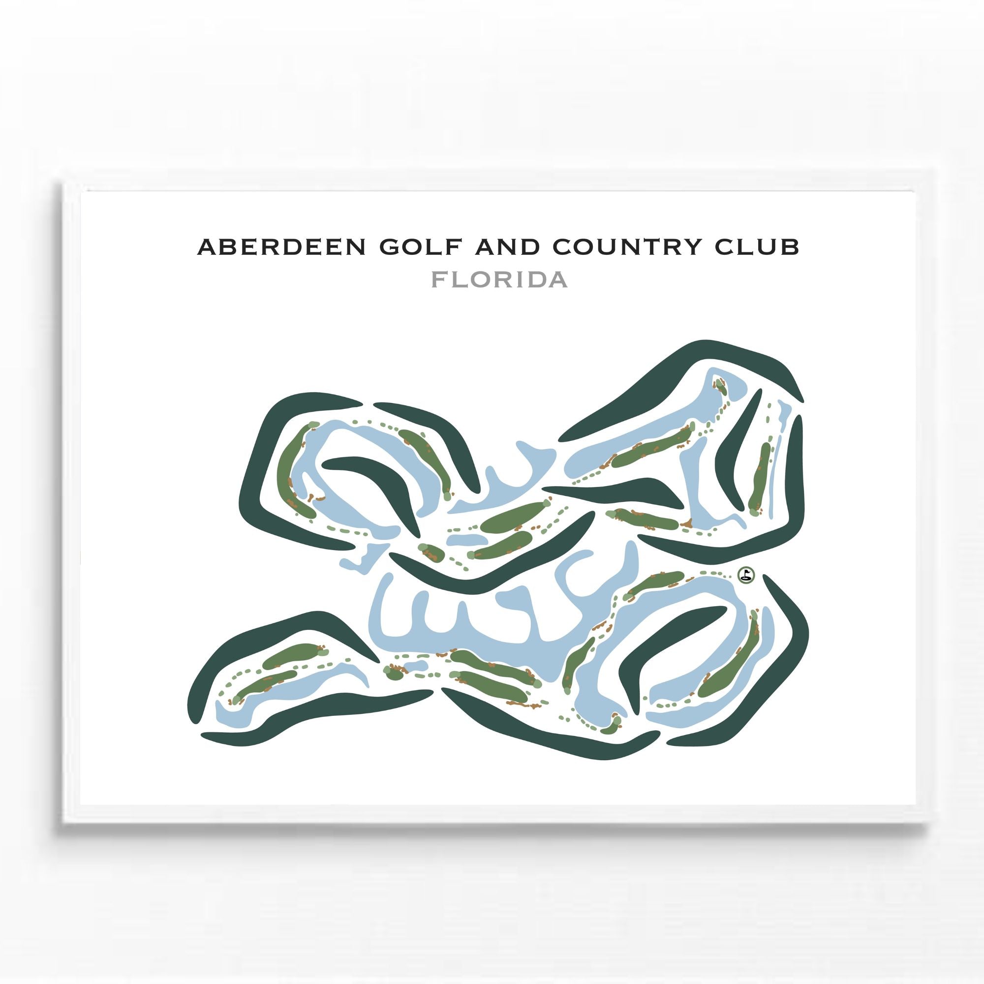 Buy the best printed golf course Aberdeen Golf & Country Club, Florida ...