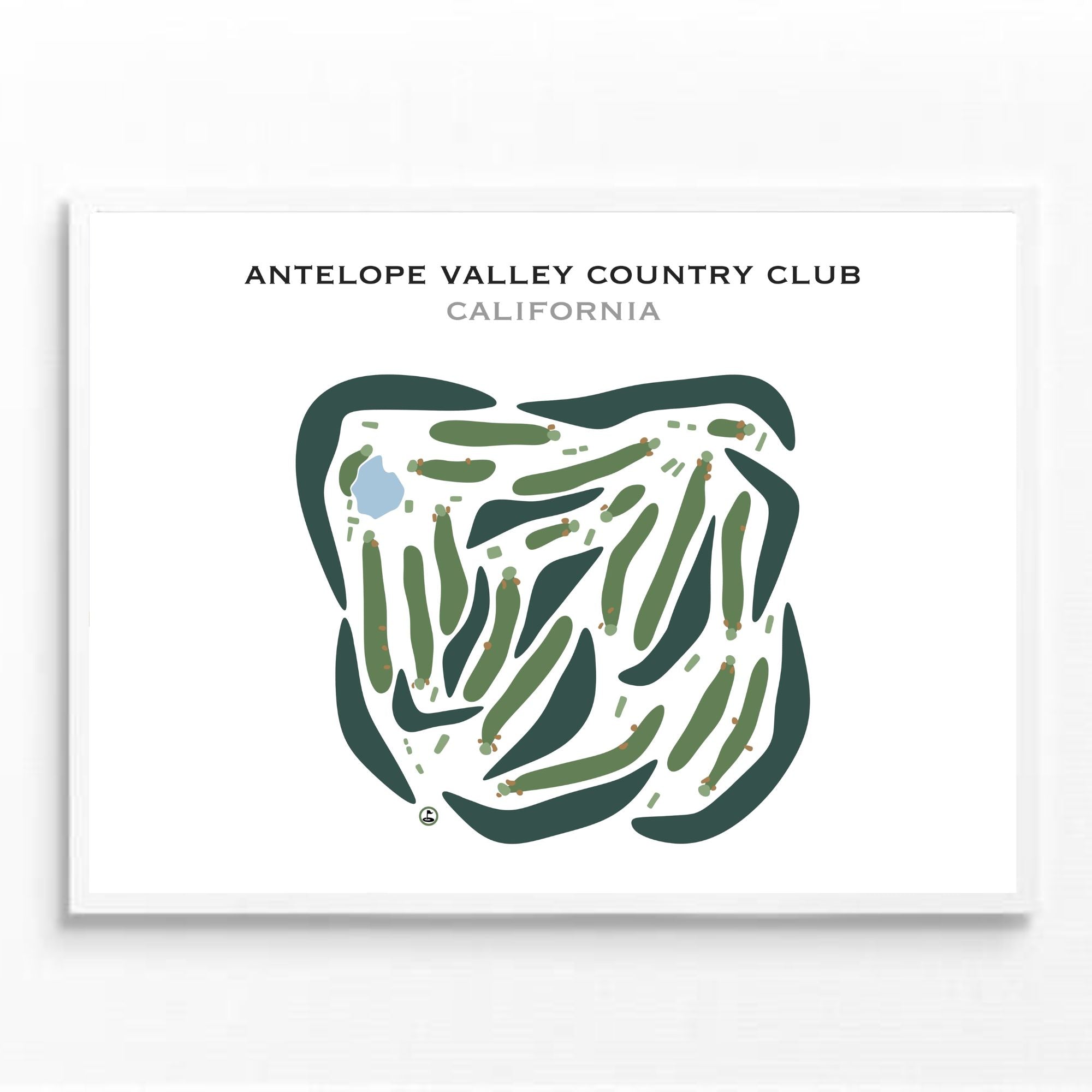 Buy the best printed golf course Antelope Valley Country Club, California