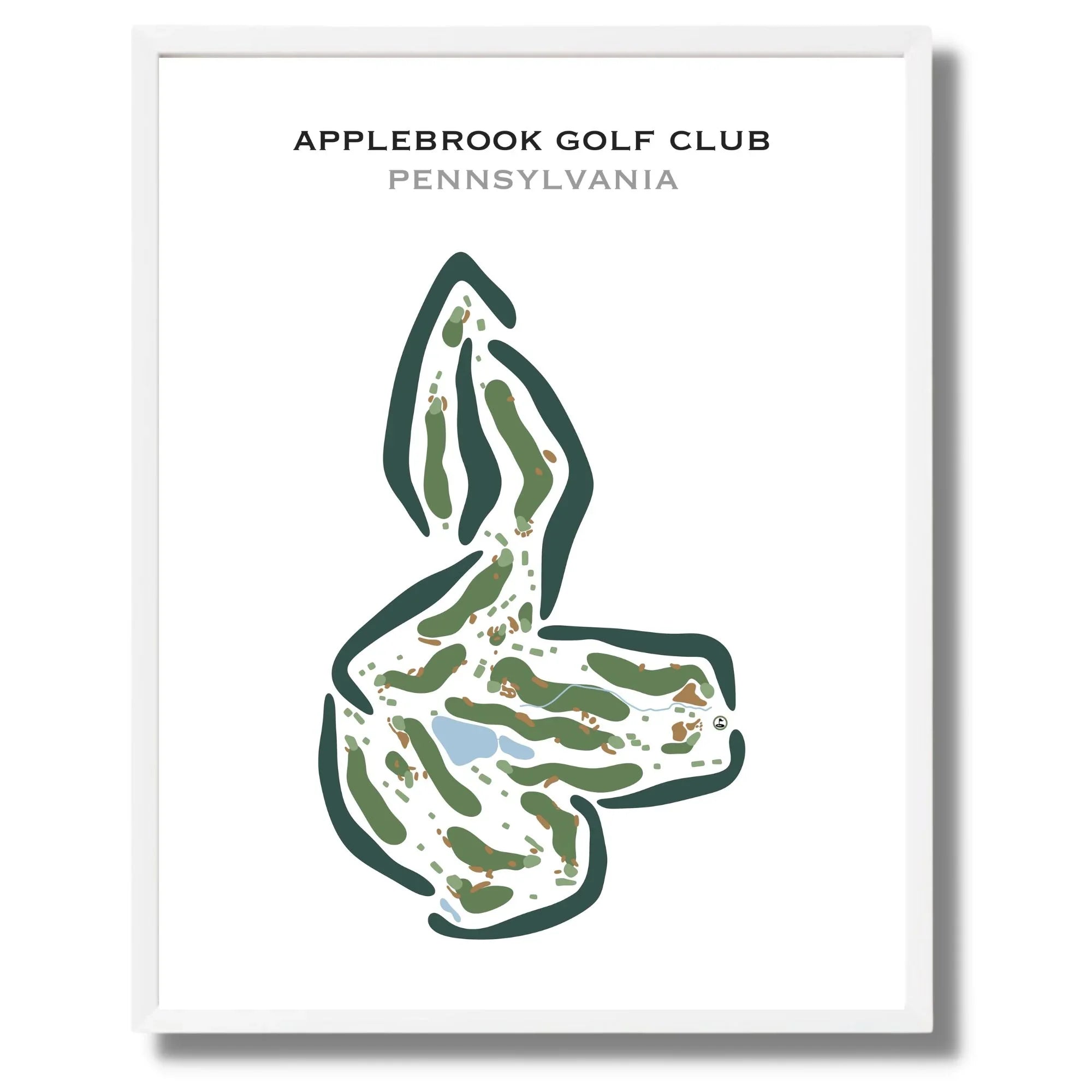 Buy the best printed golf courses for Applebrook Golf in Pennsylvania ...