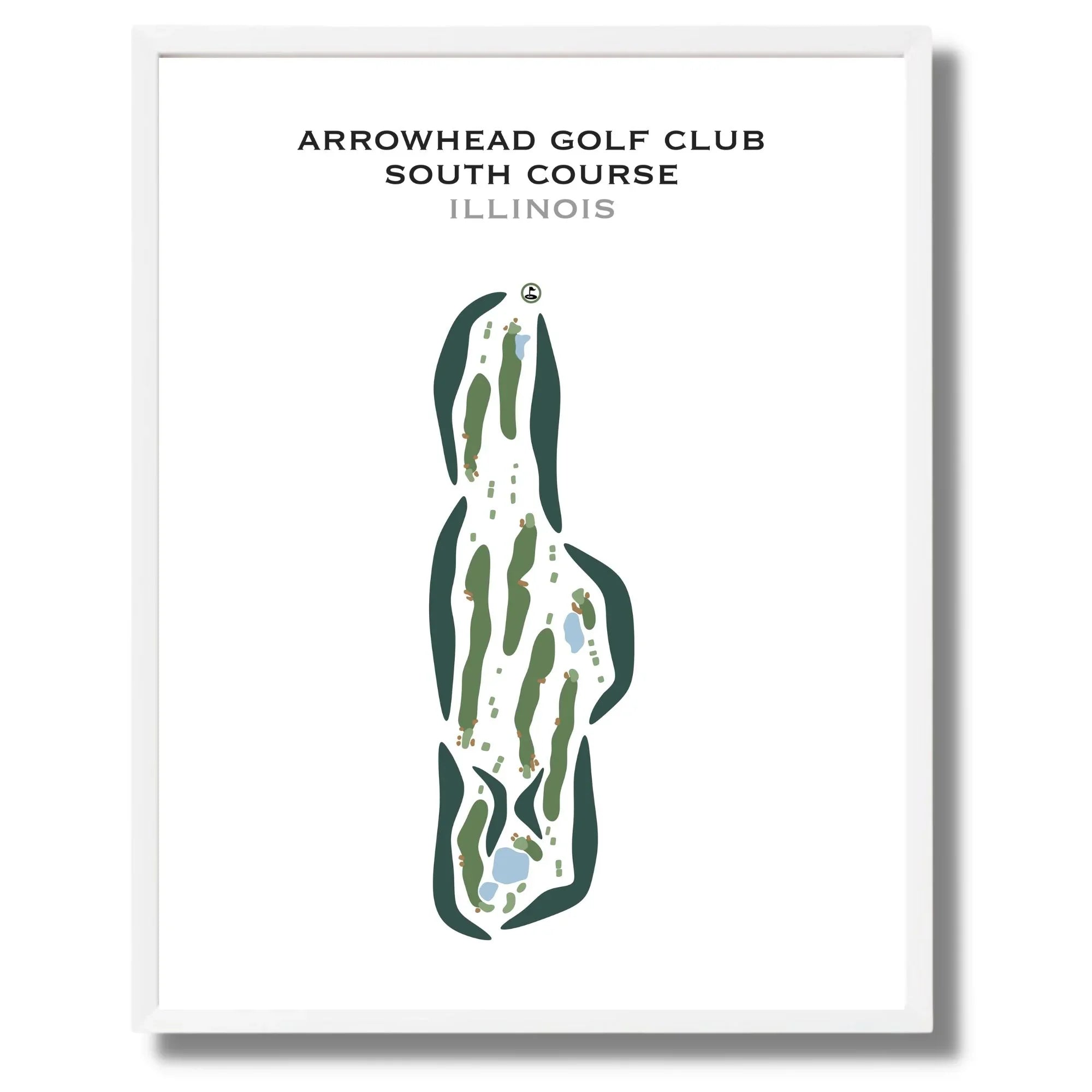Buy the best printed golf course Arrowhead Golf Club - South Course ...