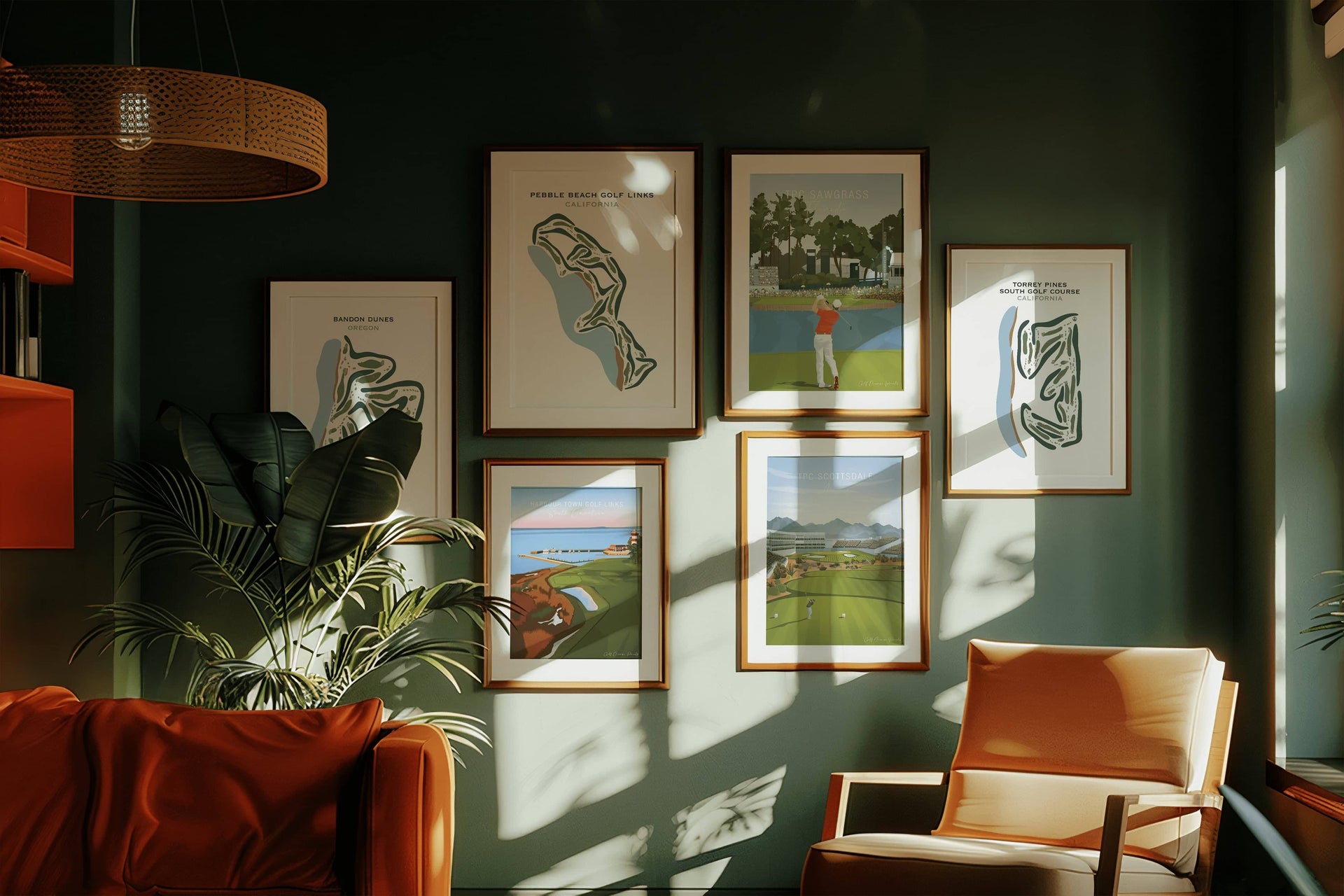 Golf Course Prints | Shop Premium Quality Golf Course Maps