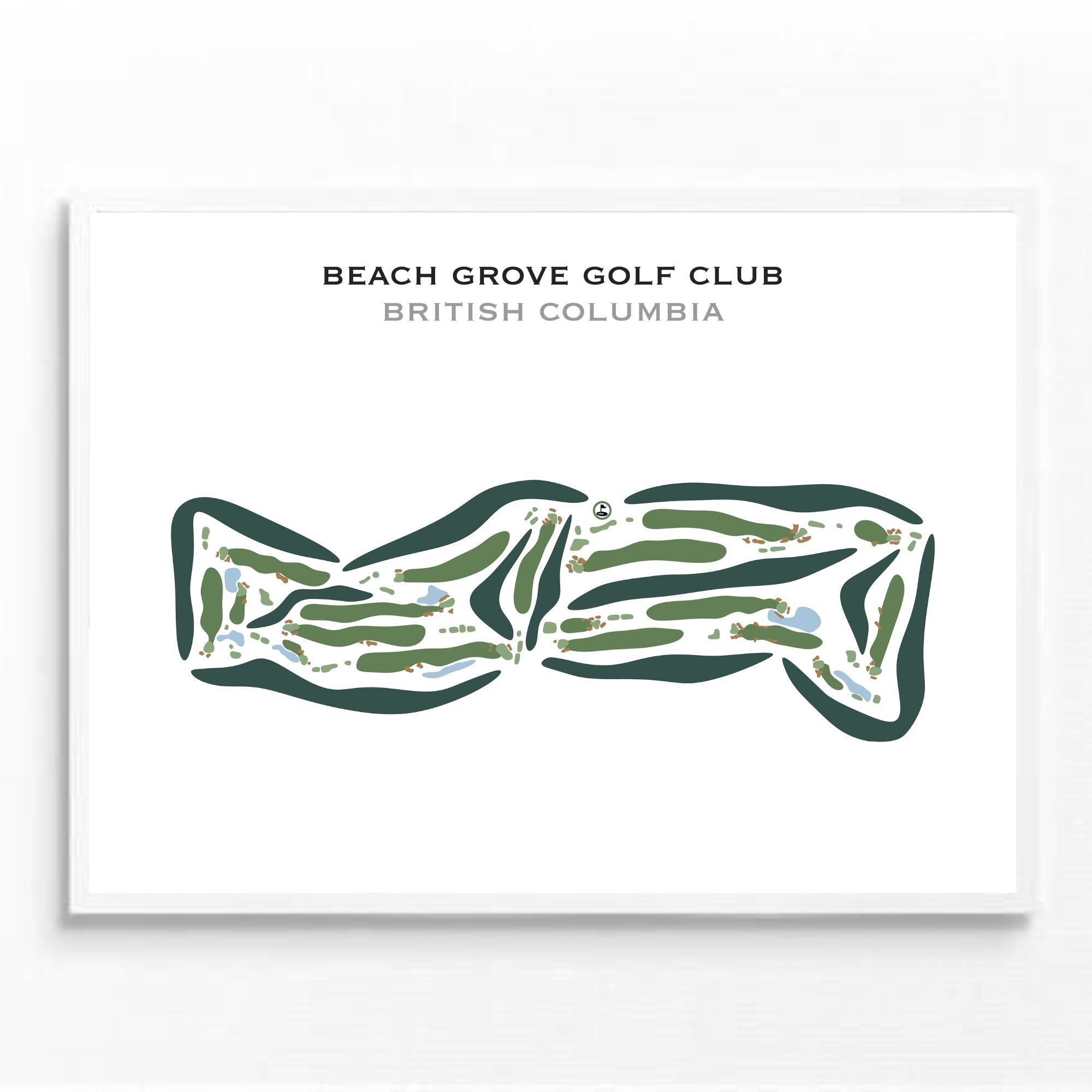 Buy the best printed golf course Beach Grove Golf Club, Canada - Golf ...