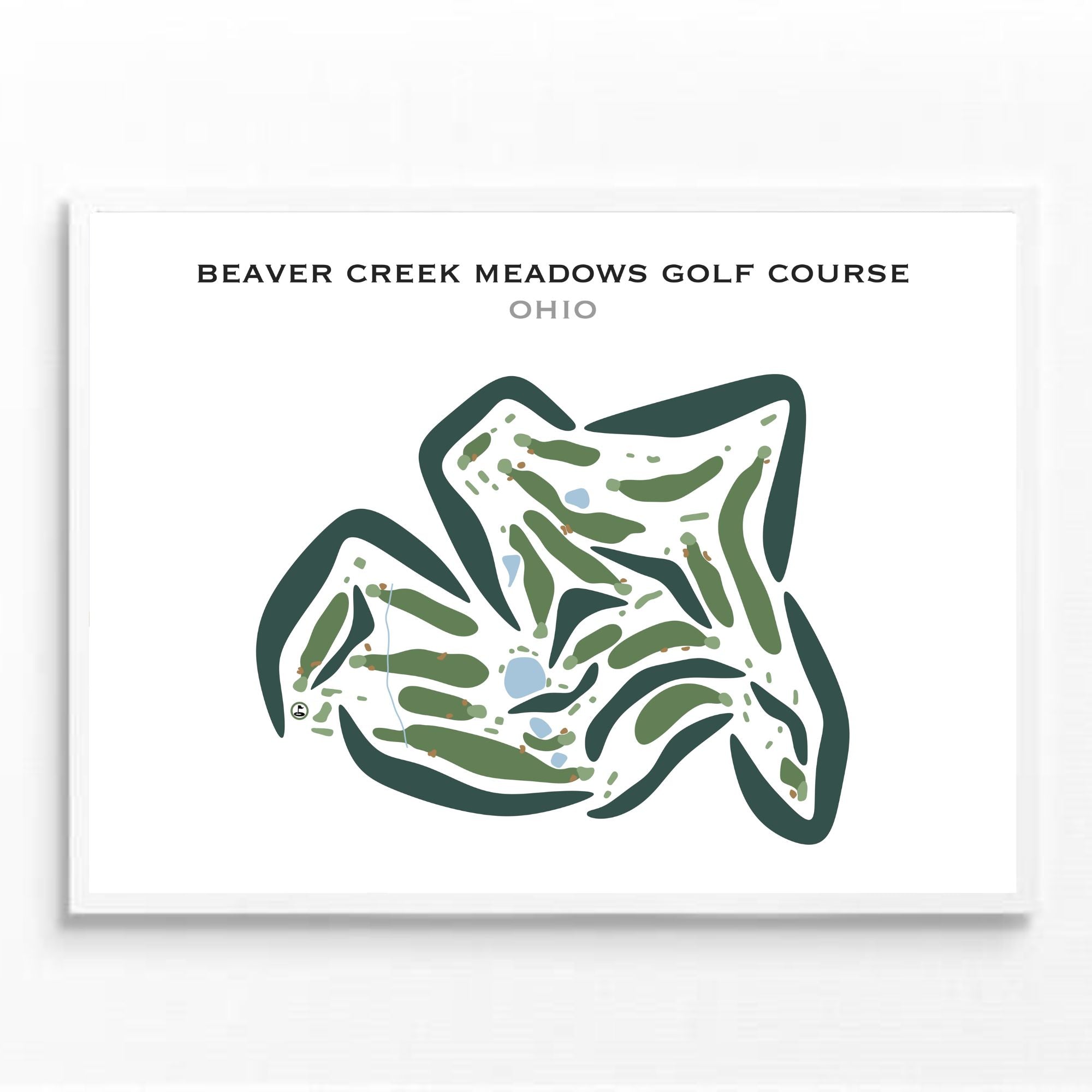 Buy the best printed golf course Beaver Creek Meadows Golf Course, Ohio ...
