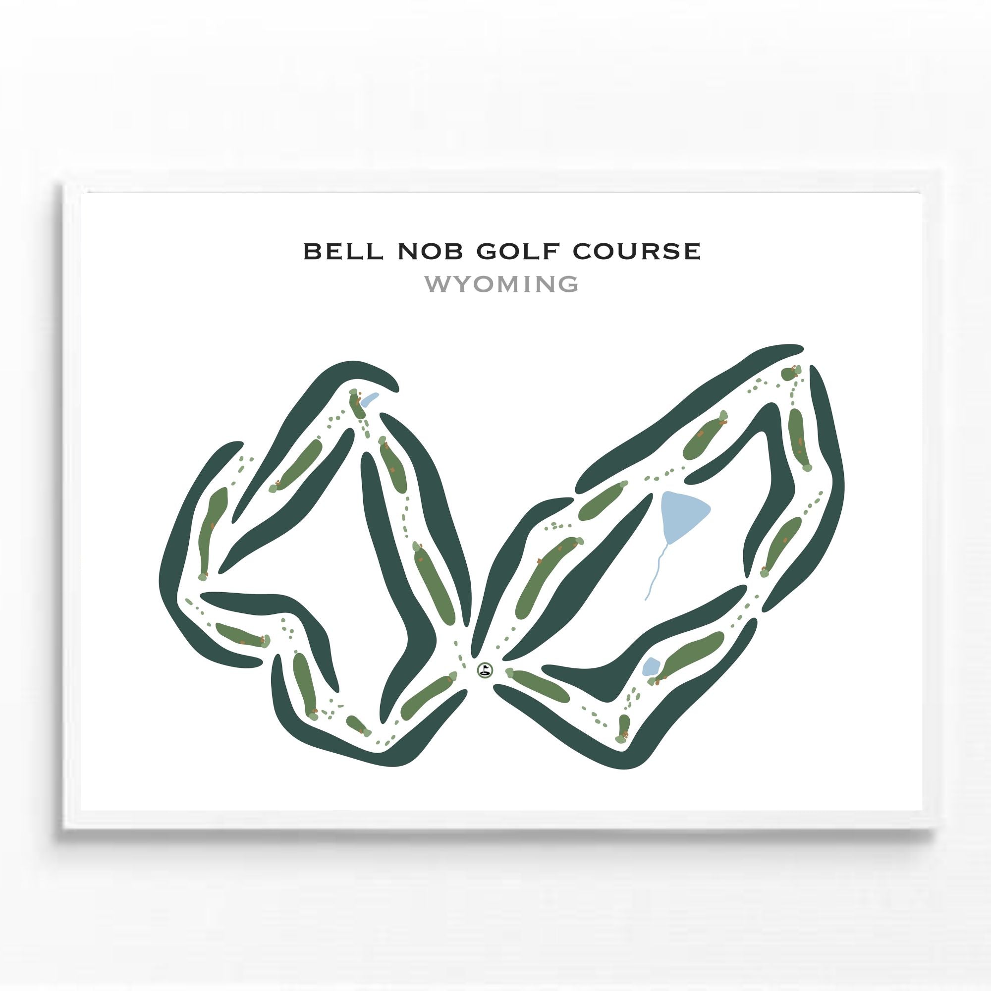Buy the best printed golf course Bell Nob Golf Course, Wyoming - Golf ...