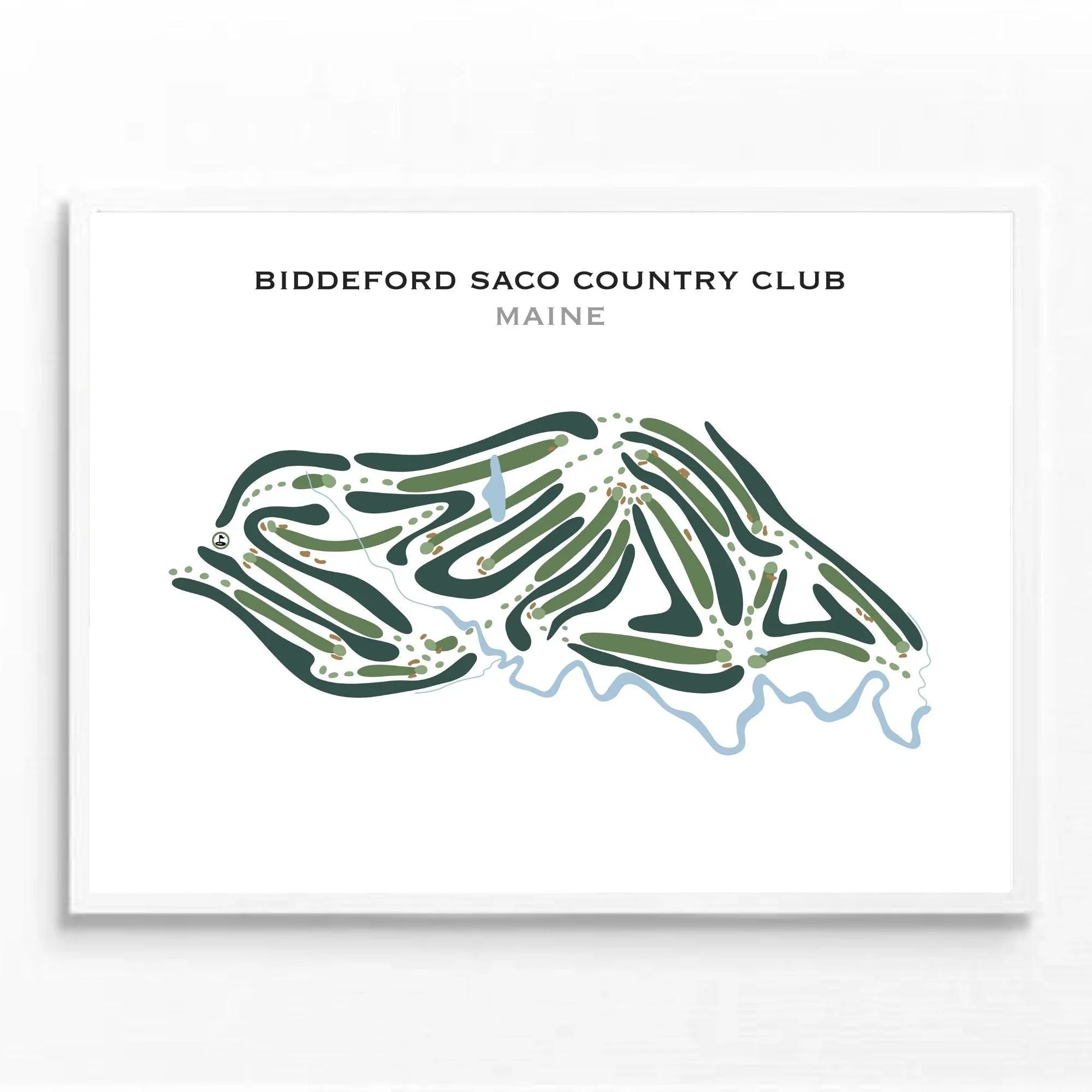 Buy the best printed golf course Biddeford Saco Country Club, Maine ...