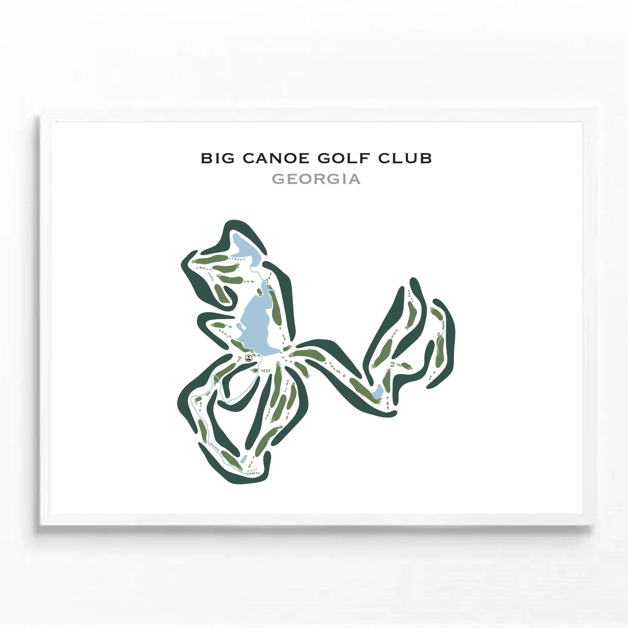Buy the best printed golf course Big Canoe Golf Club, Georgia - Golf ...