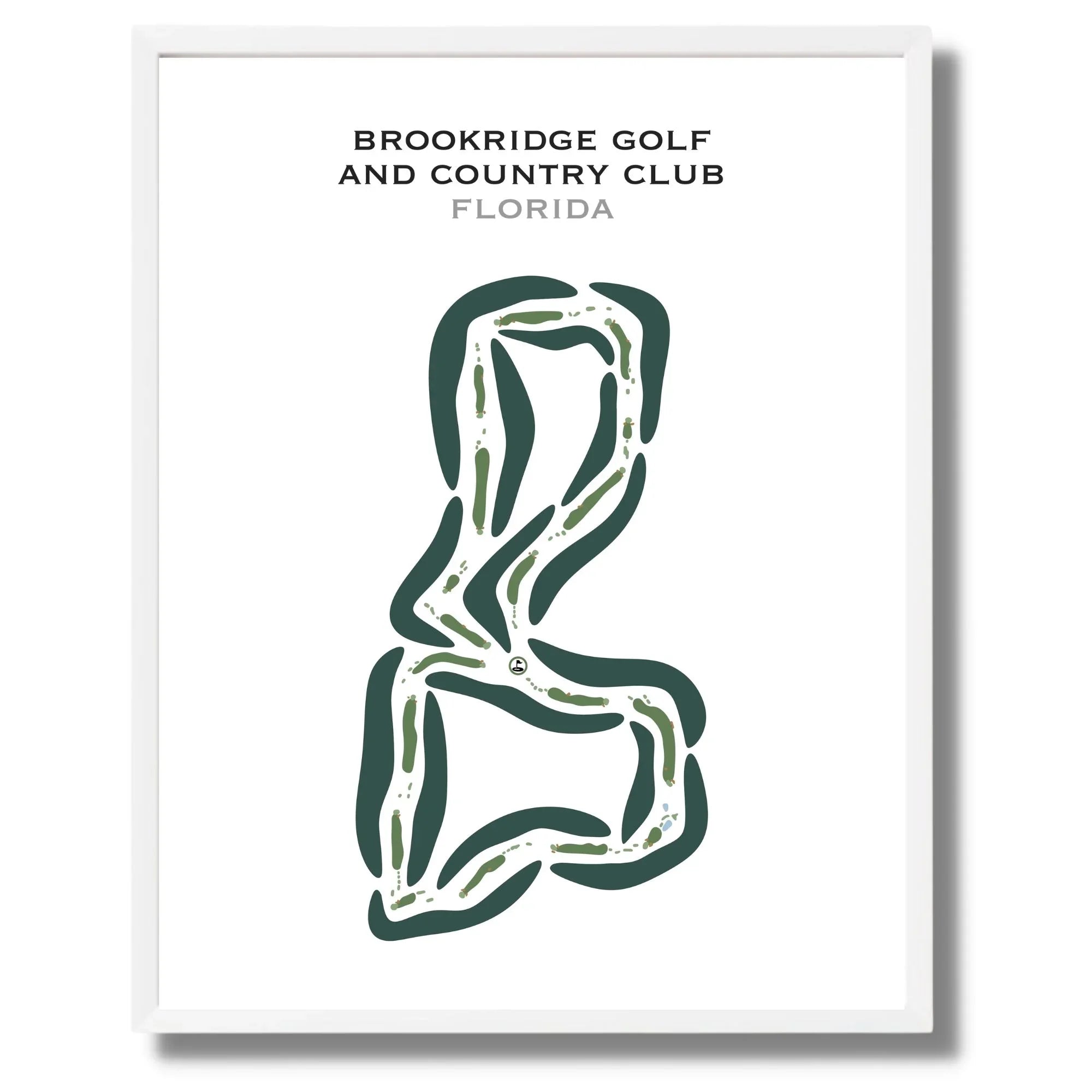 Buy the best printed golf course Brookridge Golf & Country Club, Florida