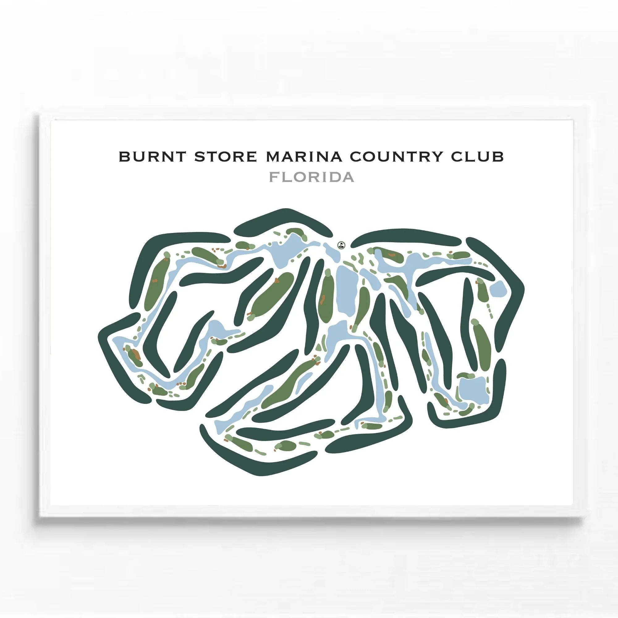 Buy the best printed golf course Burnt Store Marina Country Club ...