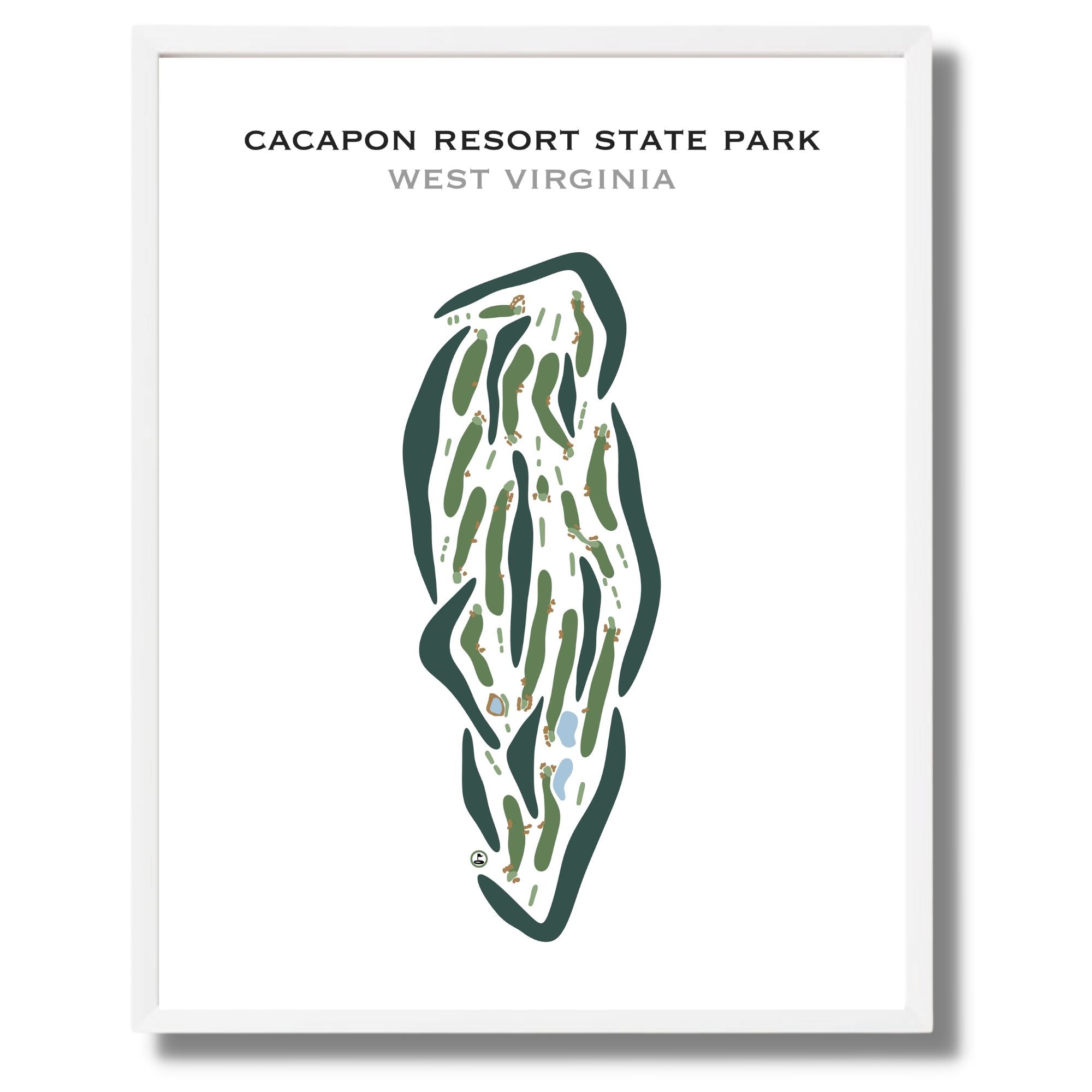 Buy the best printed golf course Cacapon Resort State Park, West ...
