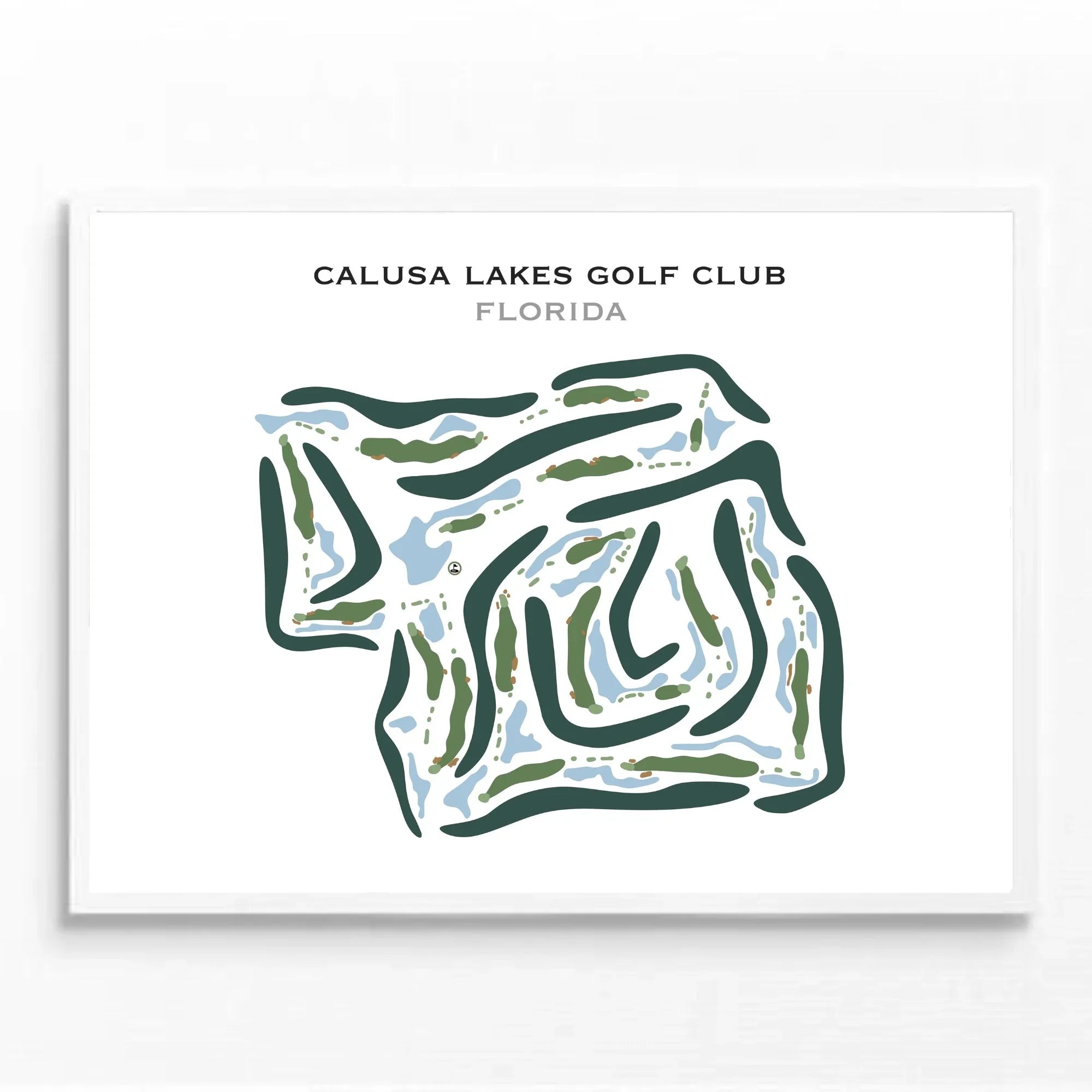 Buy the best printed golf course Calusa Lakes Golf Club, Florida - Golf ...