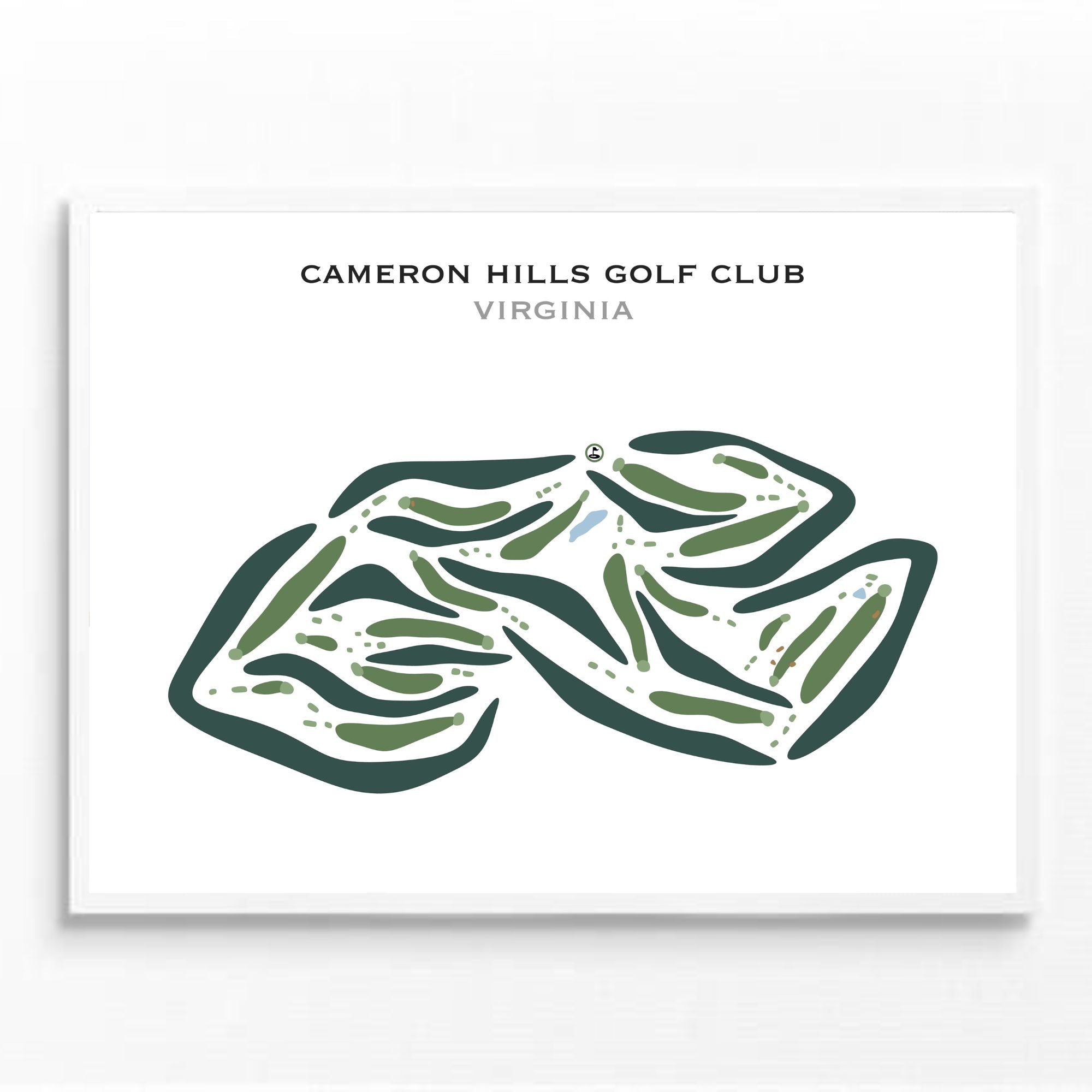 Buy the best printed golf course Cameron Hills Golf Club, Virginia ...