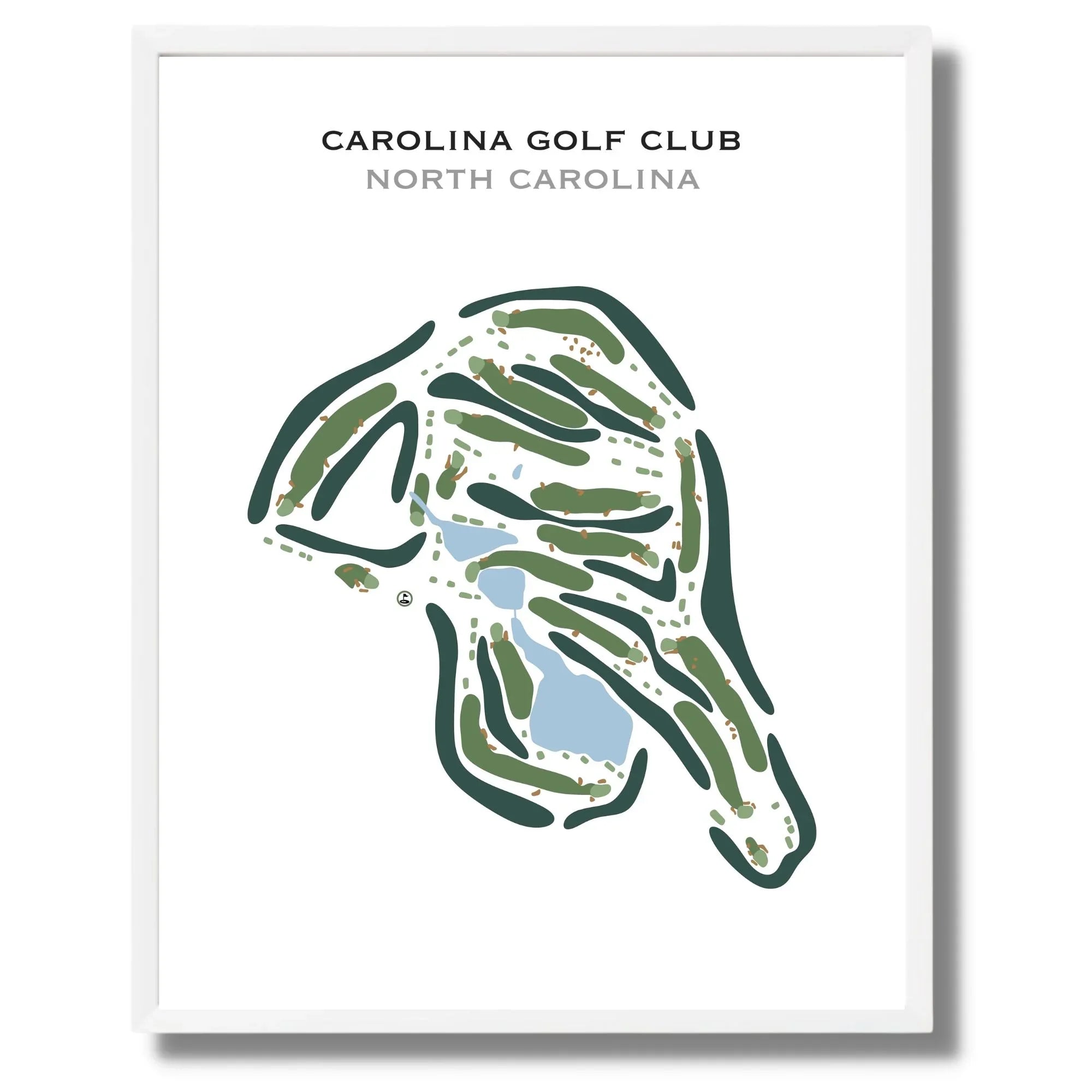 Buy the best printed golf course Carolina Golf Club, North Carolina ...