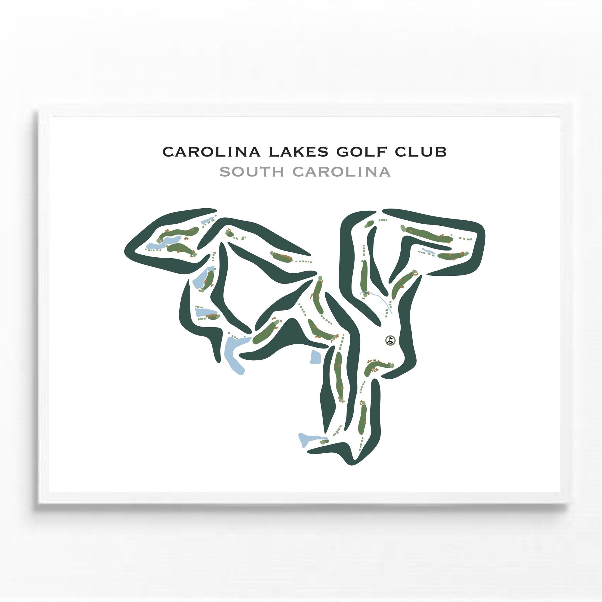 Buy the best printed golf course Carolina Lakes Golf Club, South ...