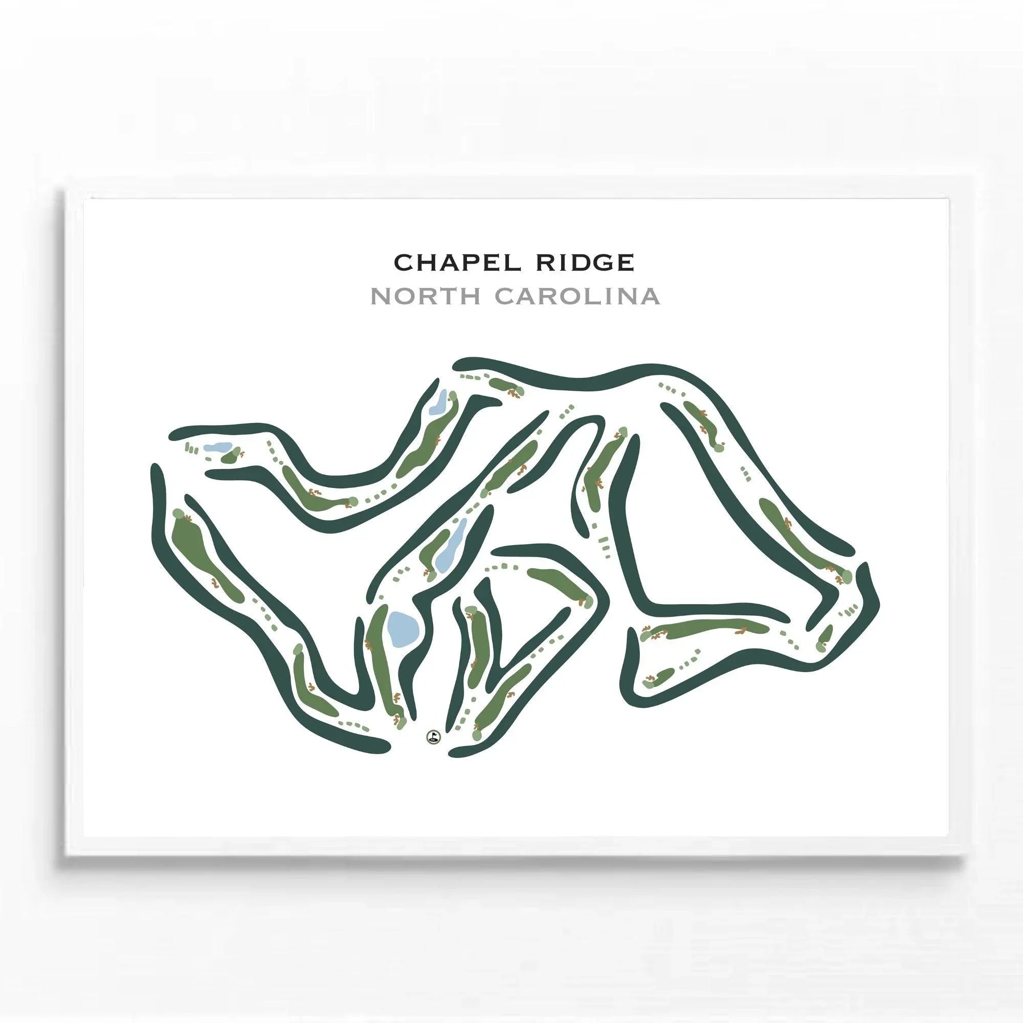 Buy the best printed golf course Chapel Ridge, North Carolina - Golf ...