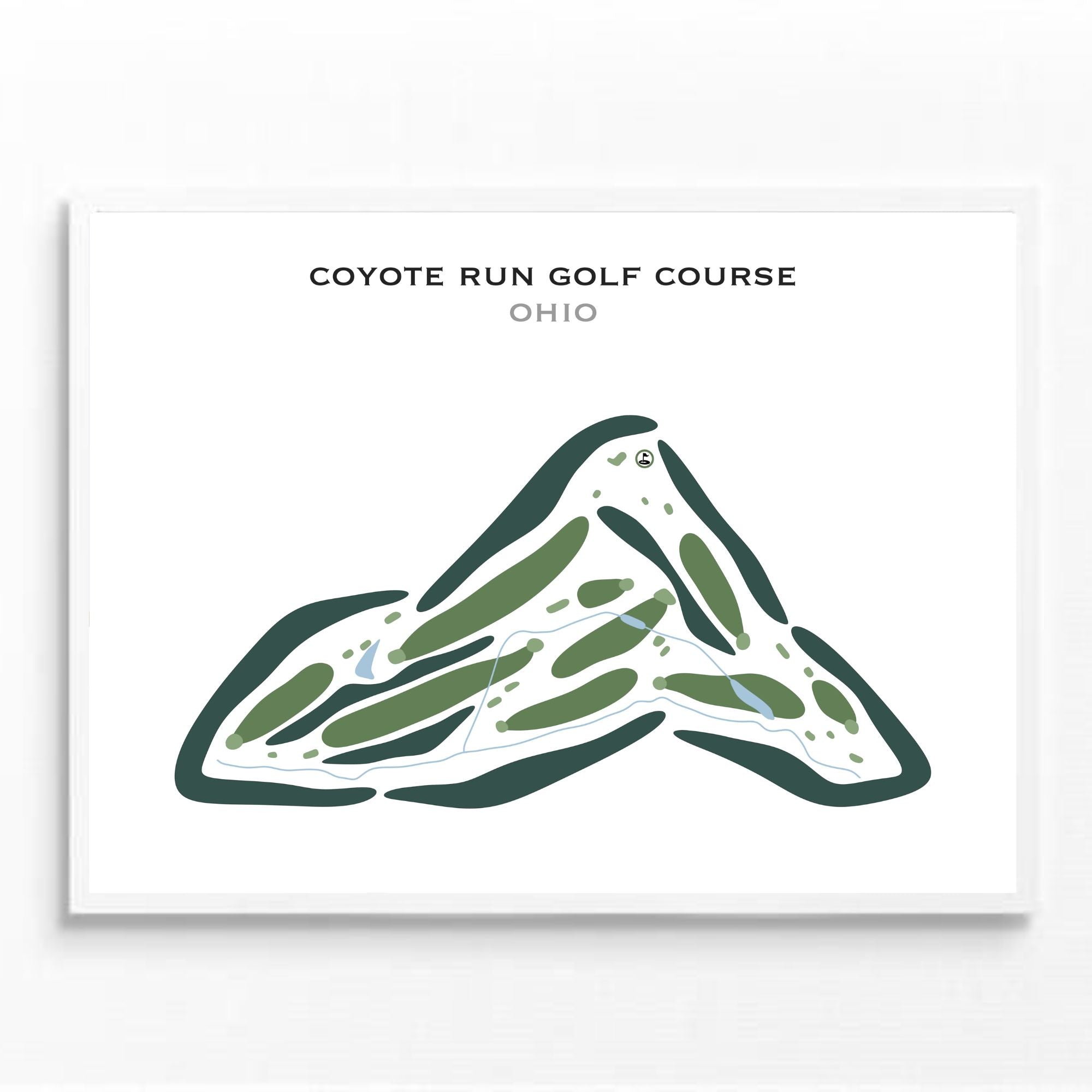 Buy the best printed golf course Coyote Run Golf Course, Ohio - Golf ...