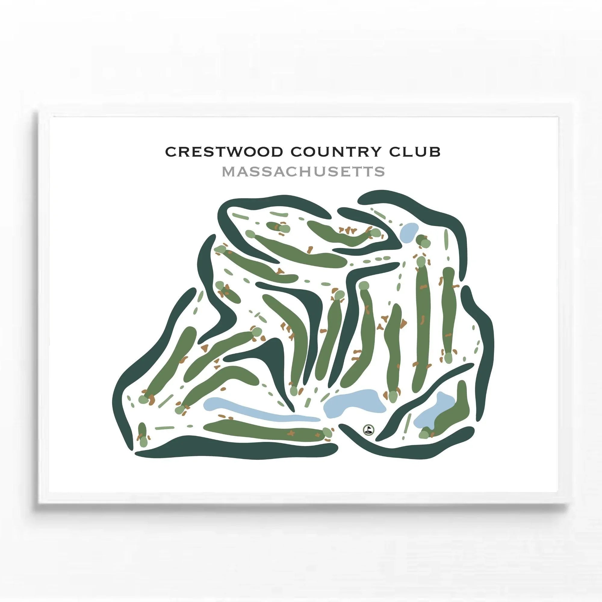 Printed Crestwood Country Club golf art designs. Order Now! - Golf ...