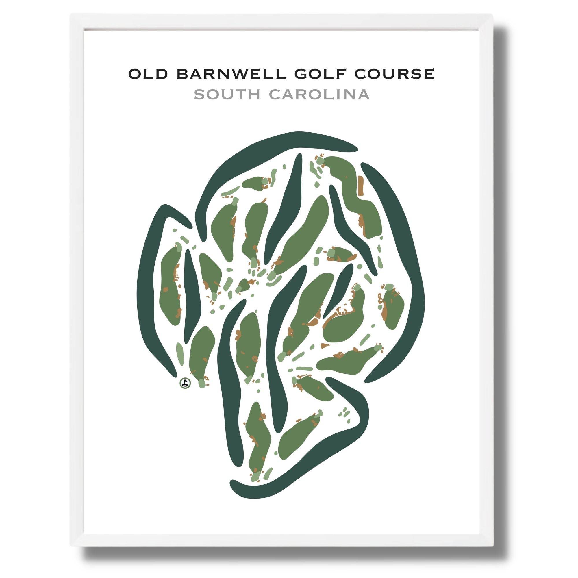Buy the best printed golf course Old Barnwell Golf Course, South ...