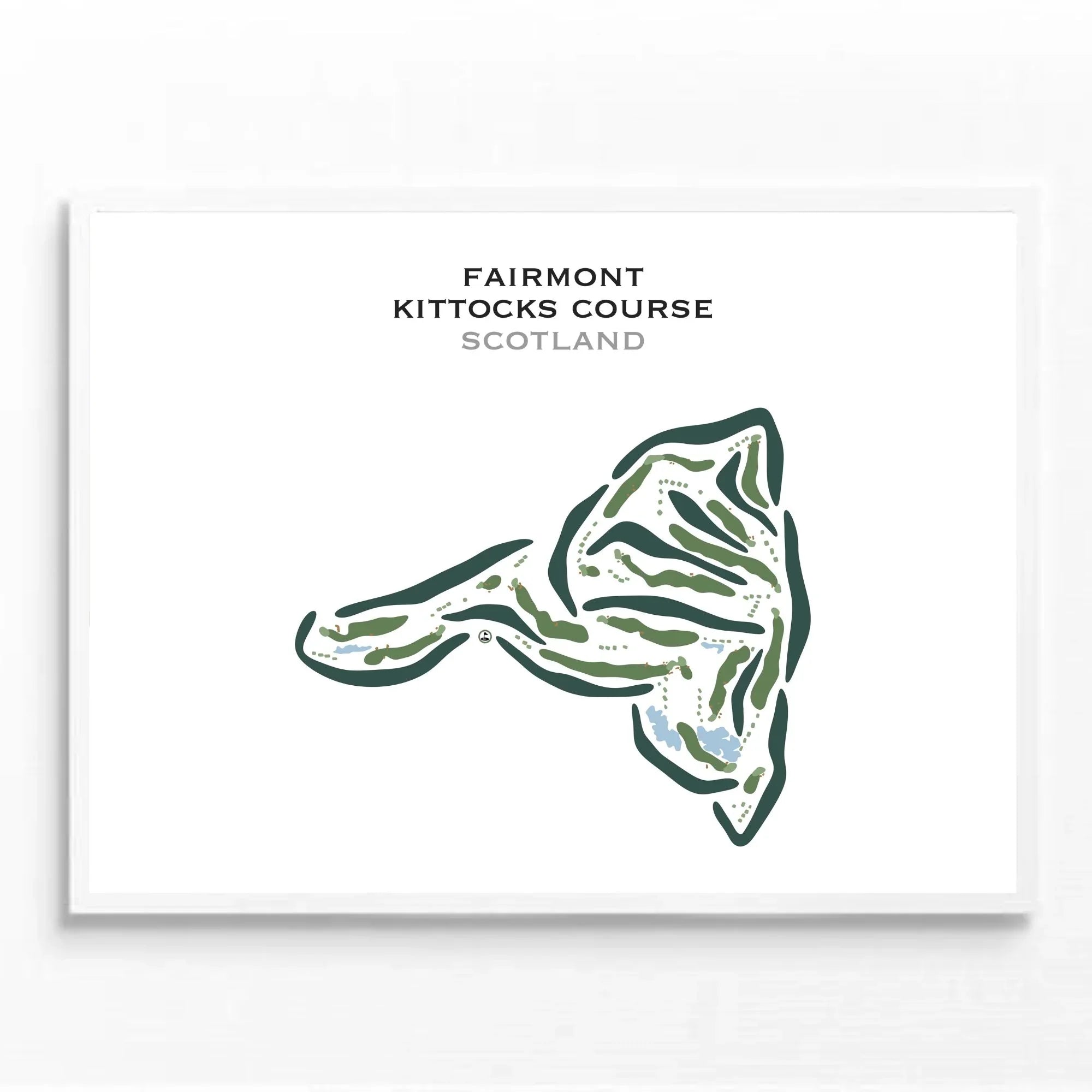 Buy the best printed golf course Fairmont - The Kittocks Course ...