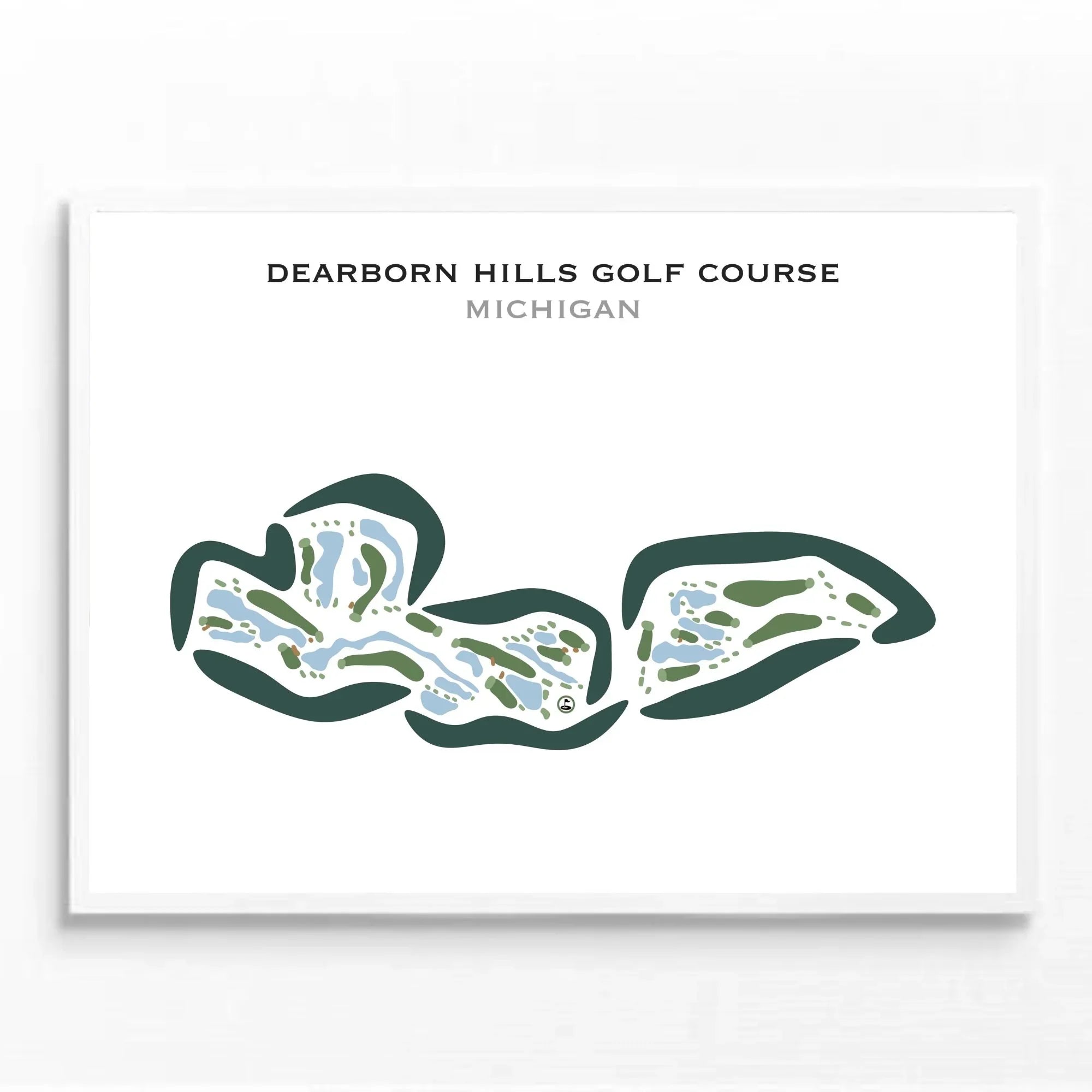 Buy the best printed golf course Dearborn Hills Golf Course, Michigan ...