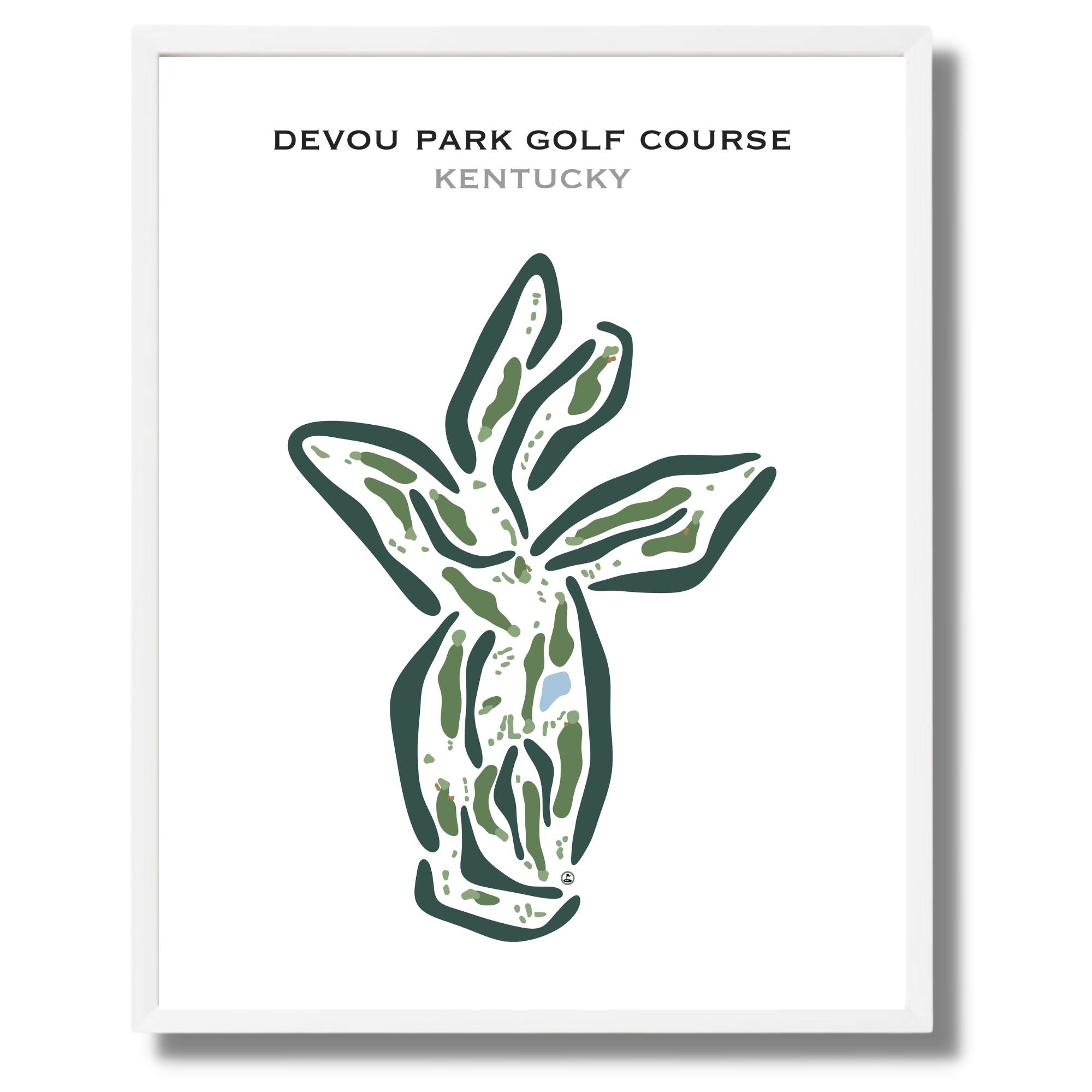Buy the best printed golf course Devou Park Golf Course, Kentucky ...