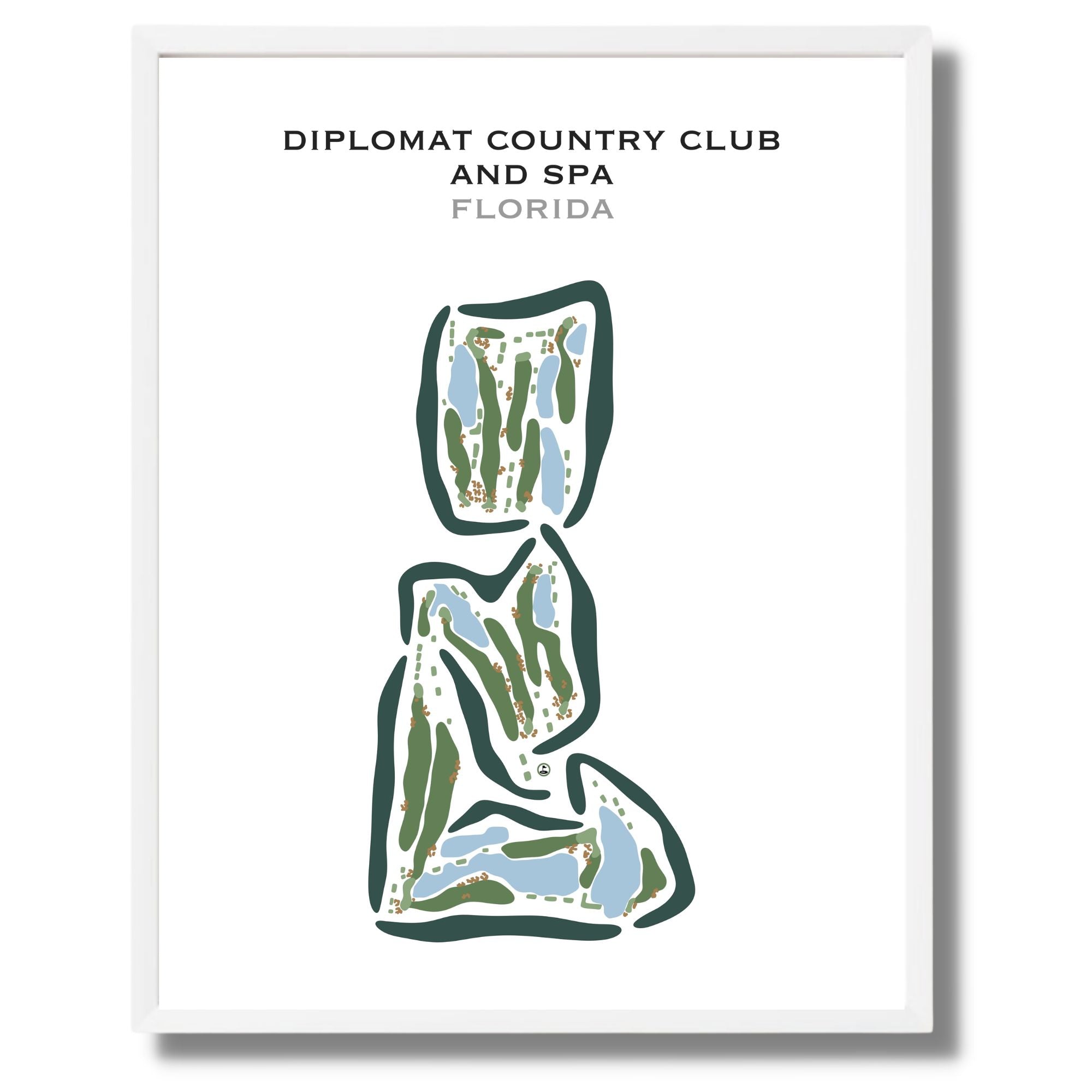 Buy the best printed golf course The Diplomat Country Club & Spa ...