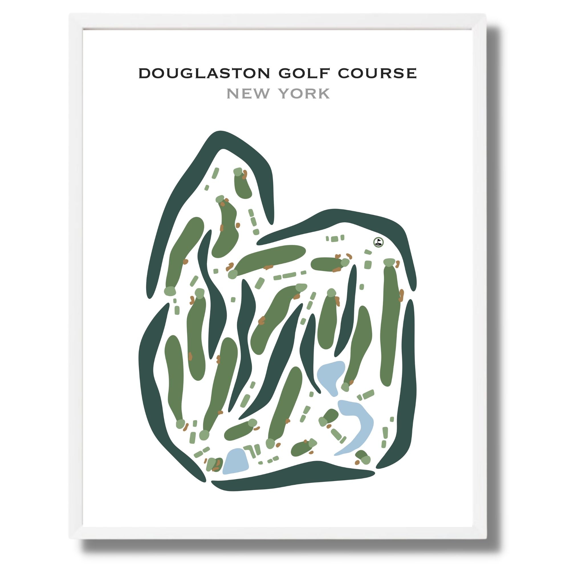 Buy the best printed golf course Douglaston Golf Course, New York ...