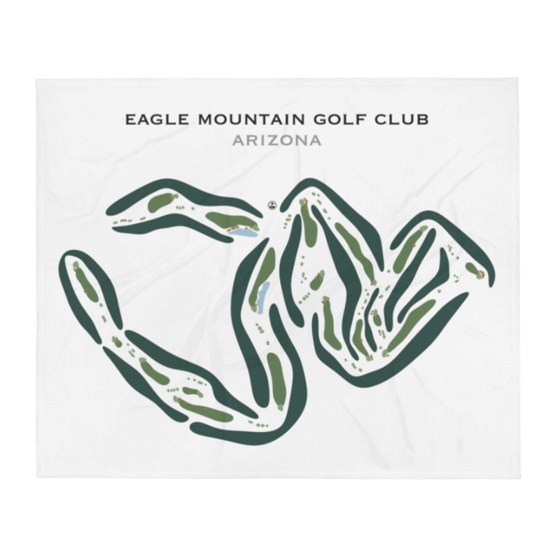 Buy the best printed golf course Eagle Mountain Golf Club, Arizona
