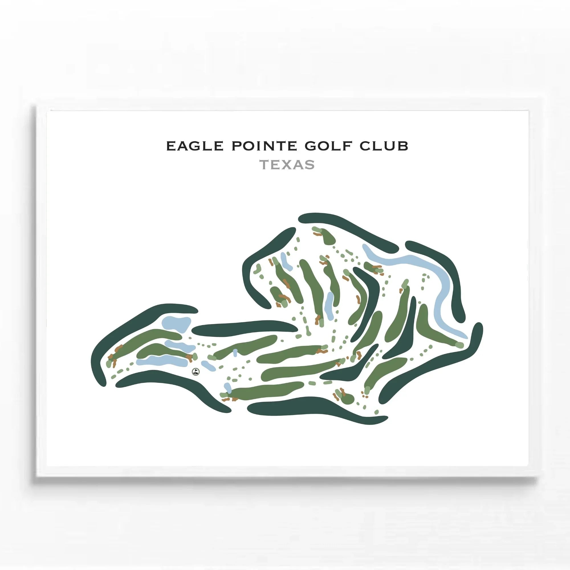 Buy the best printed golf course Eagle Pointe Golf Club, Texas - Golf ...