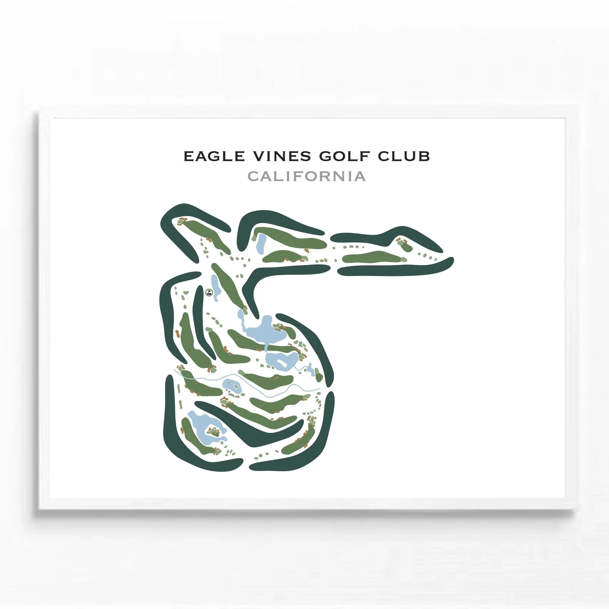 Buy the best printed golf course Eagle Vines Golf Club, California ...