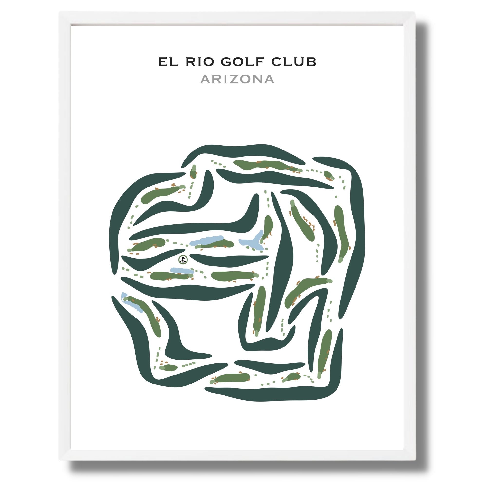 Buy the best printed golf course El Rio Golf Club, Arizona - Golf ...