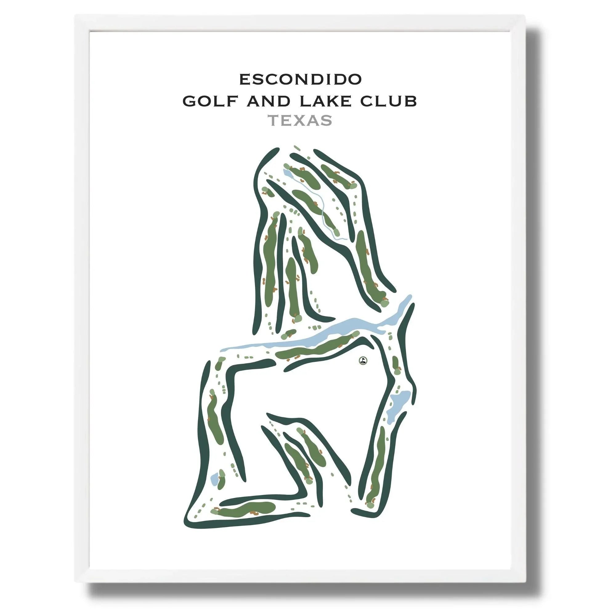 Buy the best printed golf course Escondido Golf & Lake Club, Texas ...
