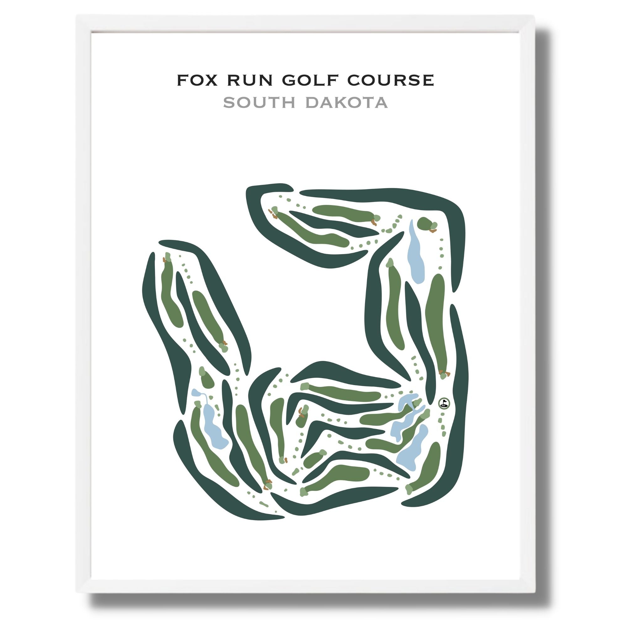 Buy the best printed golf course Fox Run Golf Course, South Dakota ...