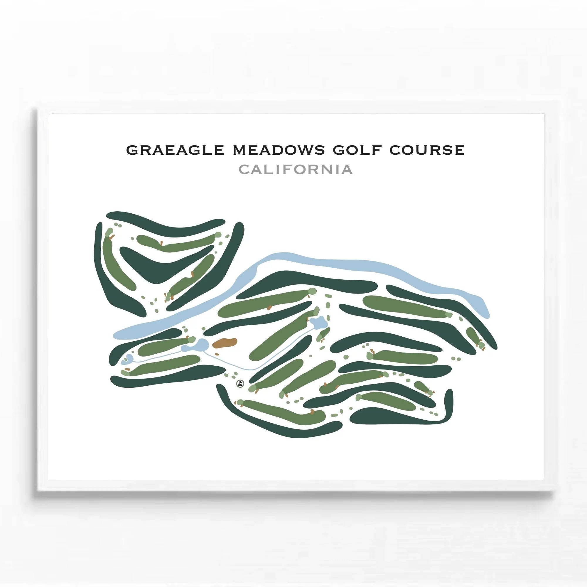 Buy the best printed golf course Graeagle Meadows Golf Course ...