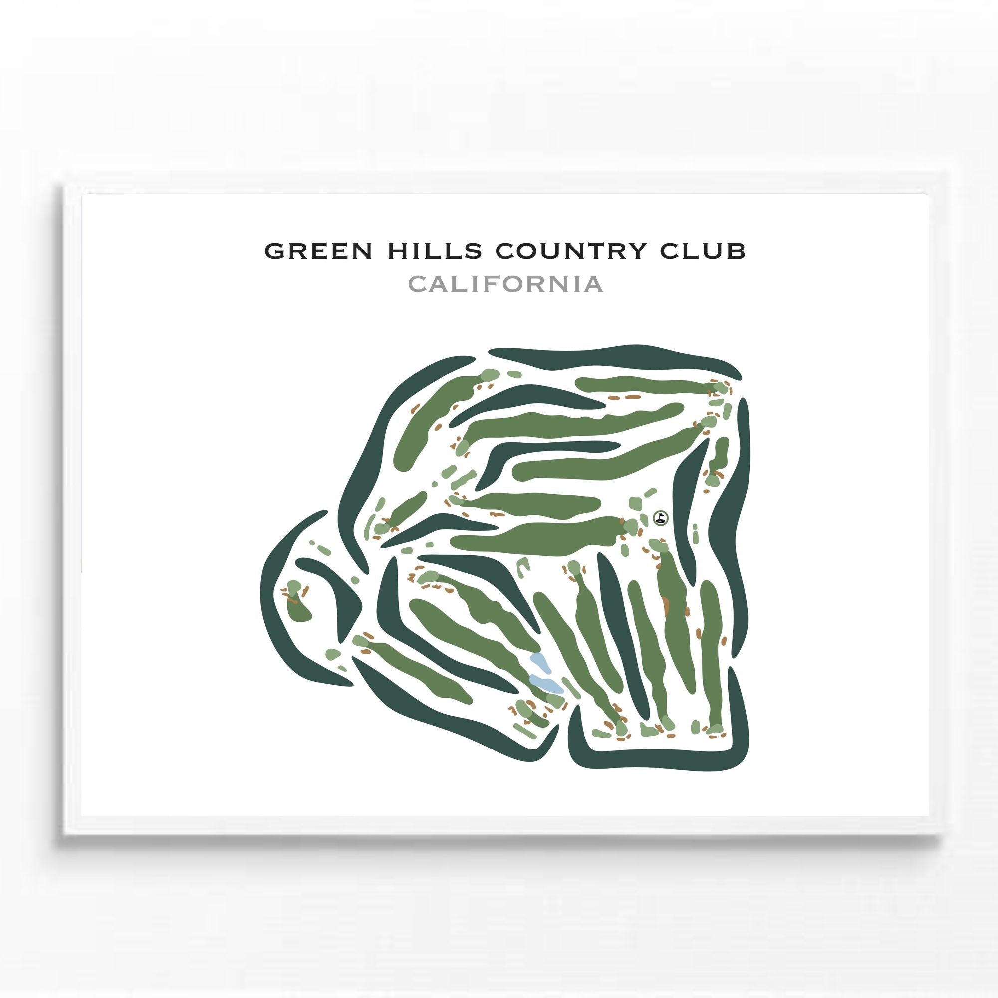 Buy the best printed golf course Green Hills Country Club, California ...