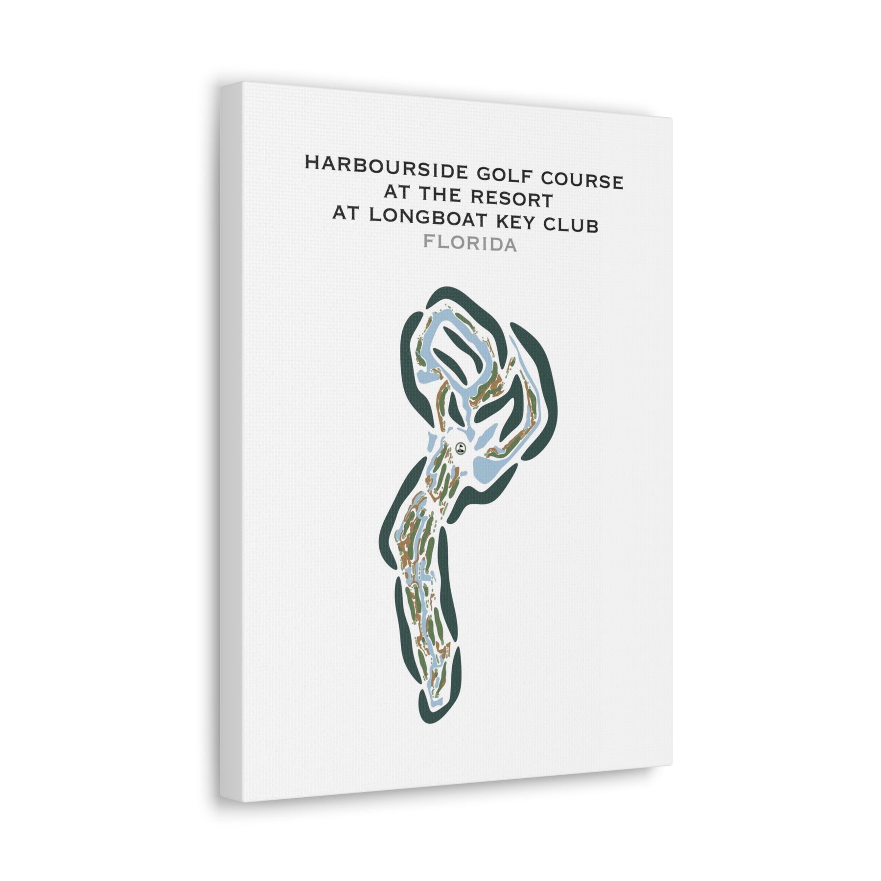 Buy the best printed golf course Harbourside Golf Course at The Resort ...