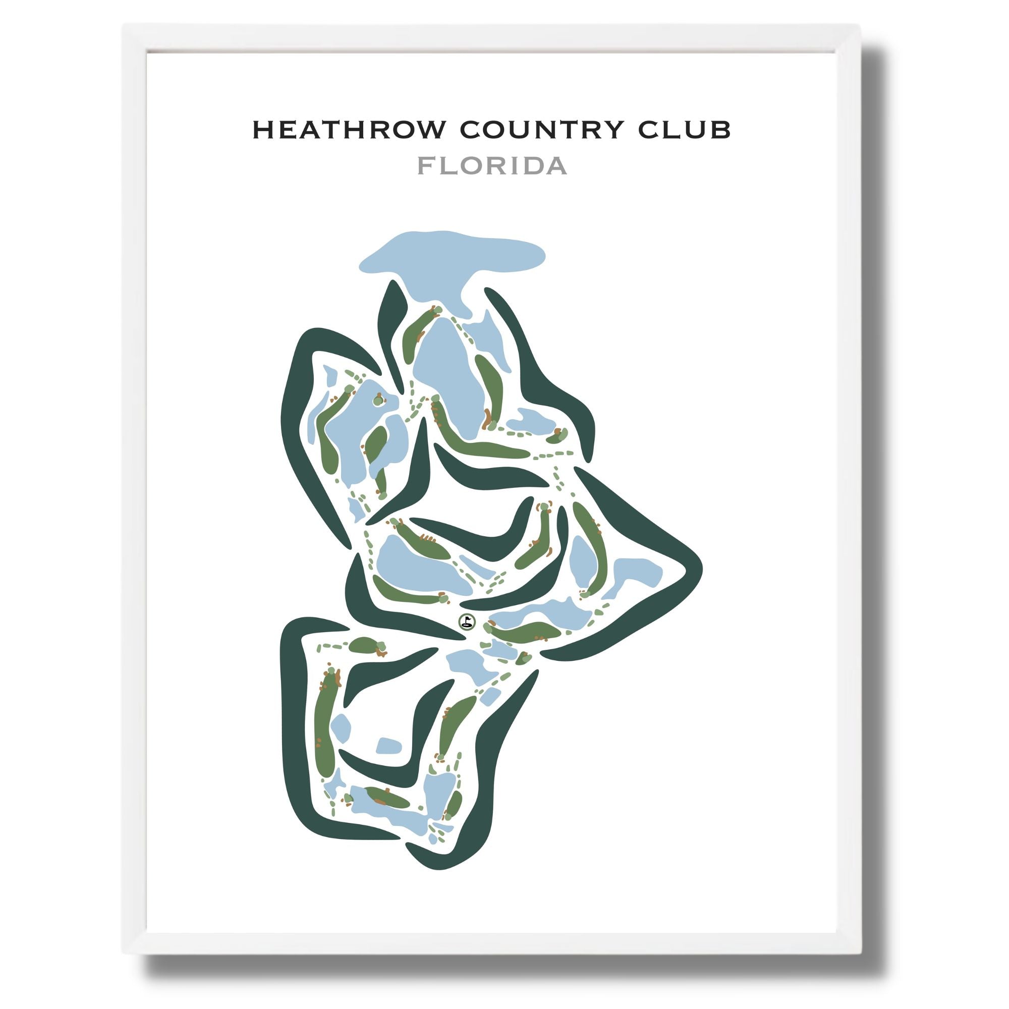 Buy the best printed golf course Heathrow Country Club, Florida - Golf ...