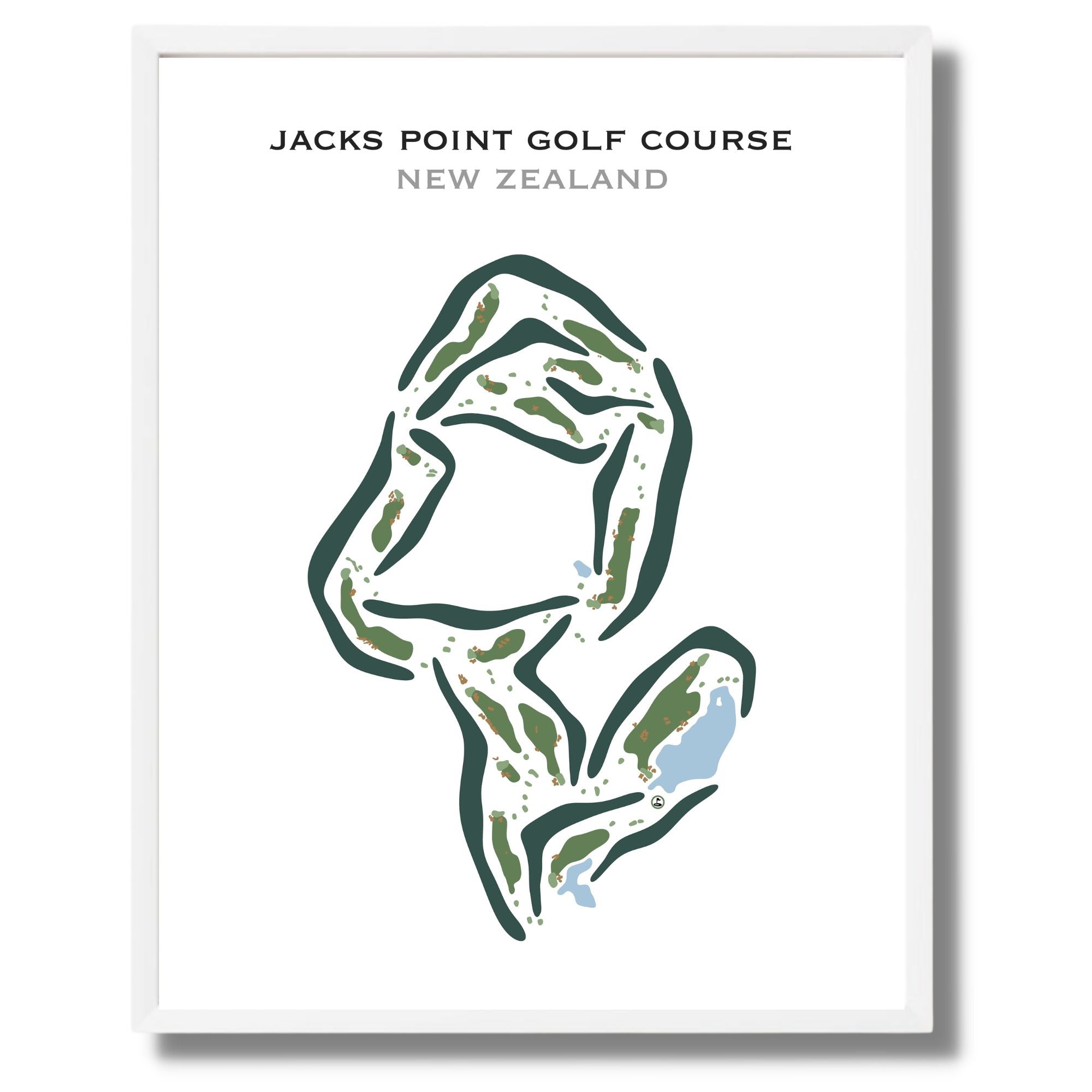 Buy the best printed golf course Jack's Point Golf Course, New Zealand ...