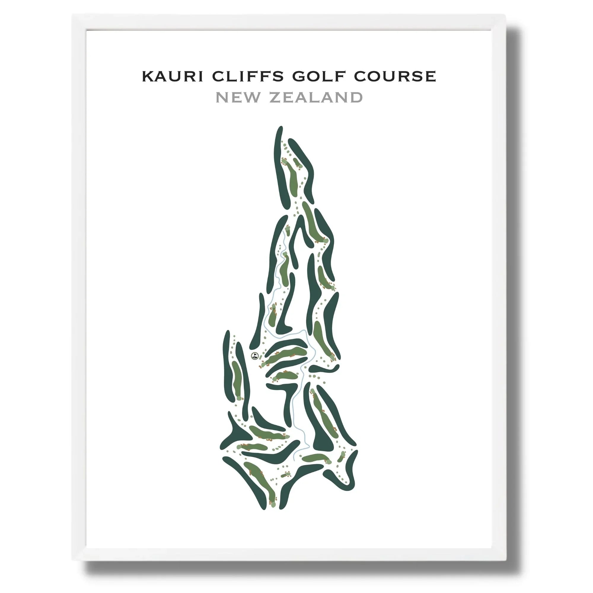 Buy the best printed golf course Kauri Cliffs Golf Course, New Zealand ...
