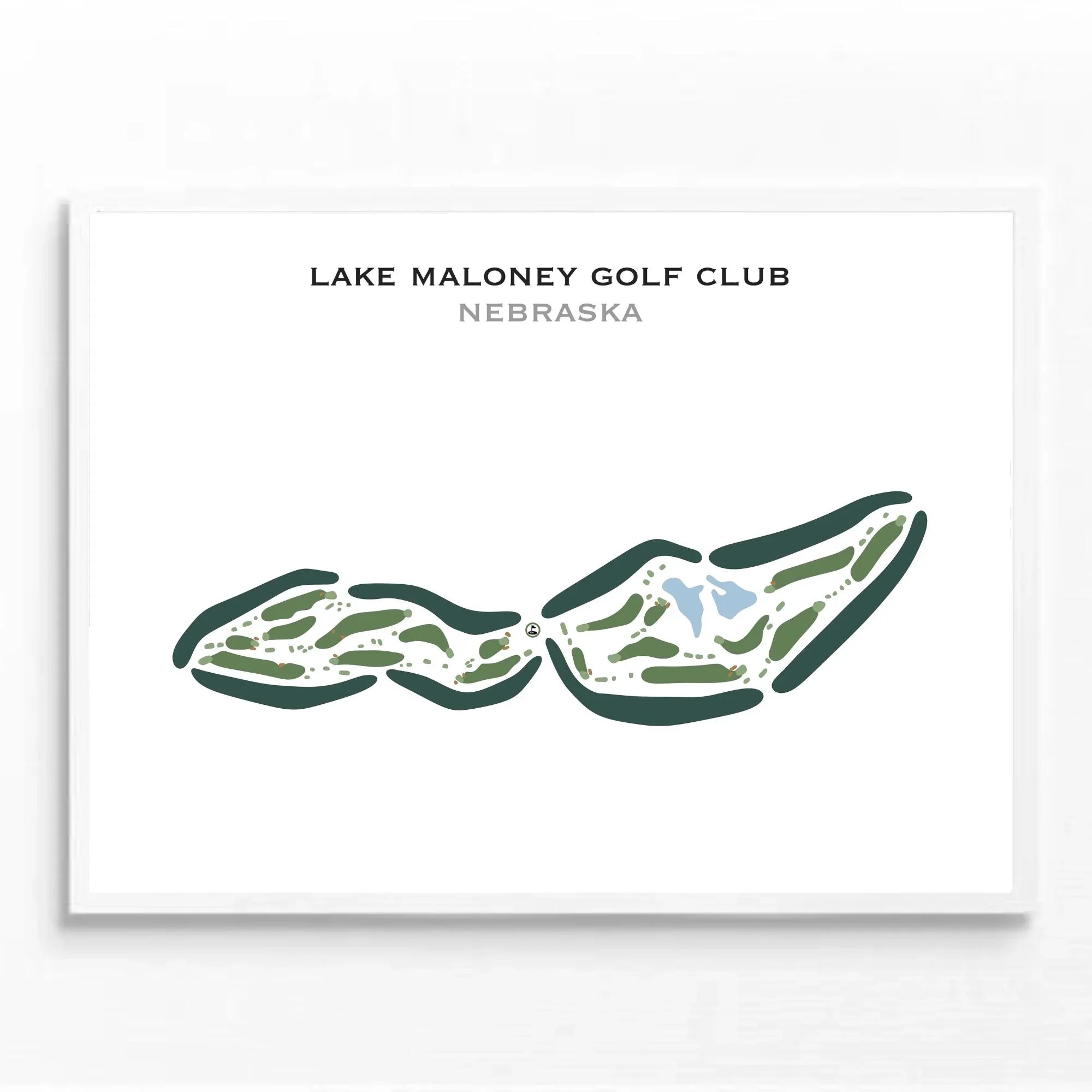 Buy the best printed golf course Lake Maloney Golf Club, Nebraska ...