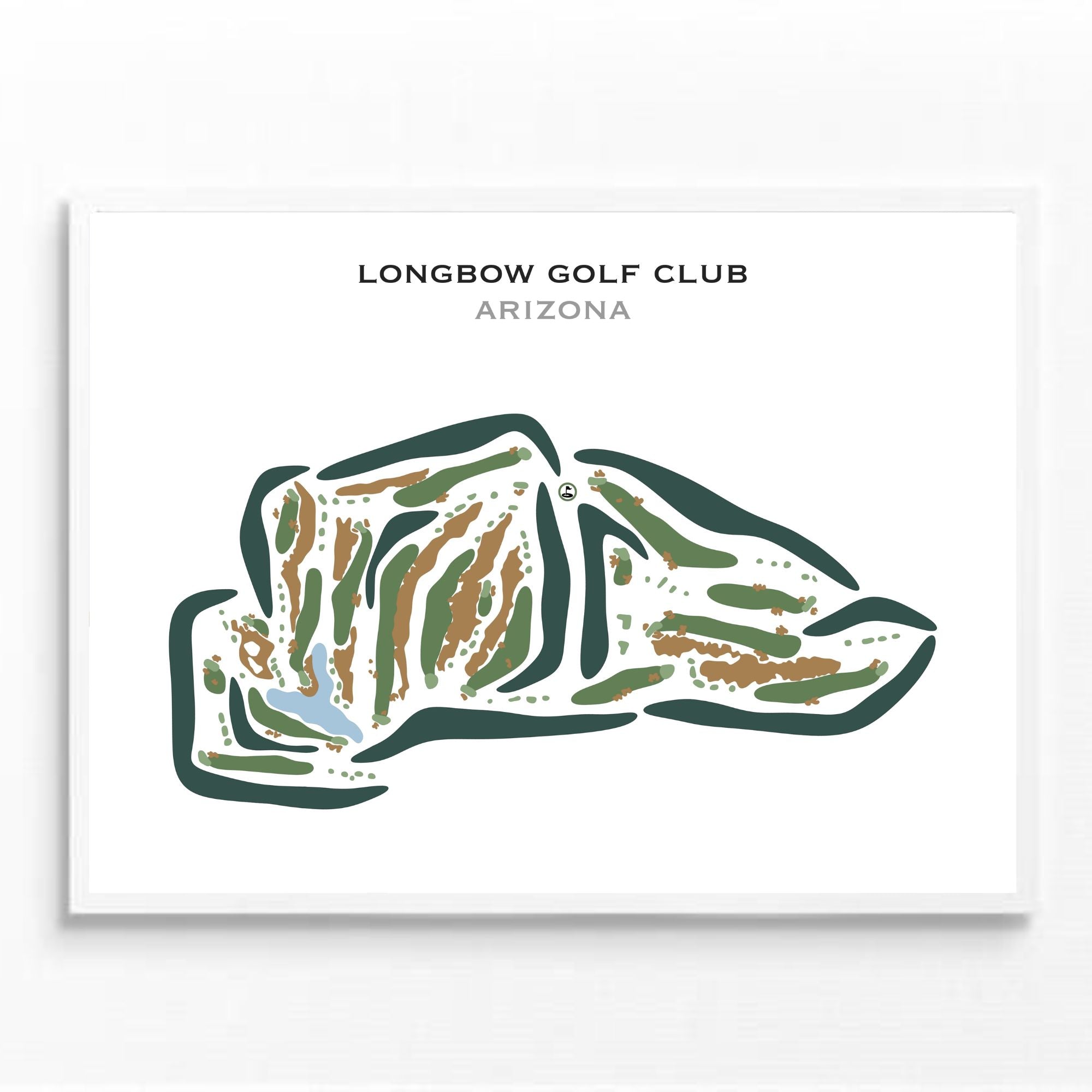 Buy the best printed golf course Longbow Golf Club, Arizona - Golf ...