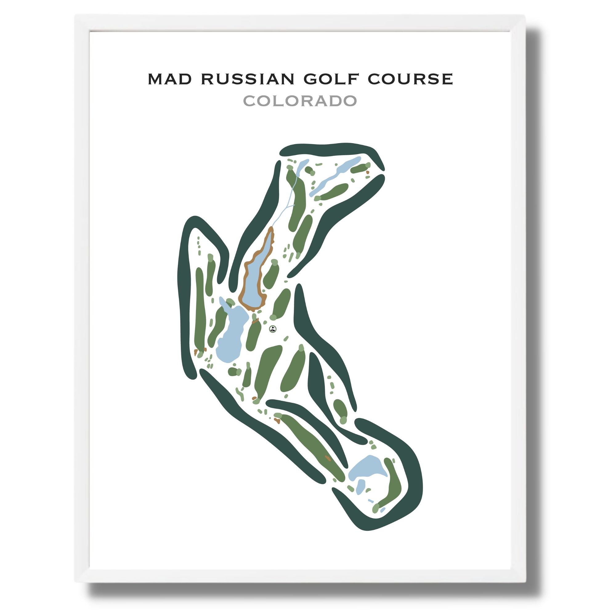 Buy the best printed golf course Mad Russian Golf Course, Colorado ...