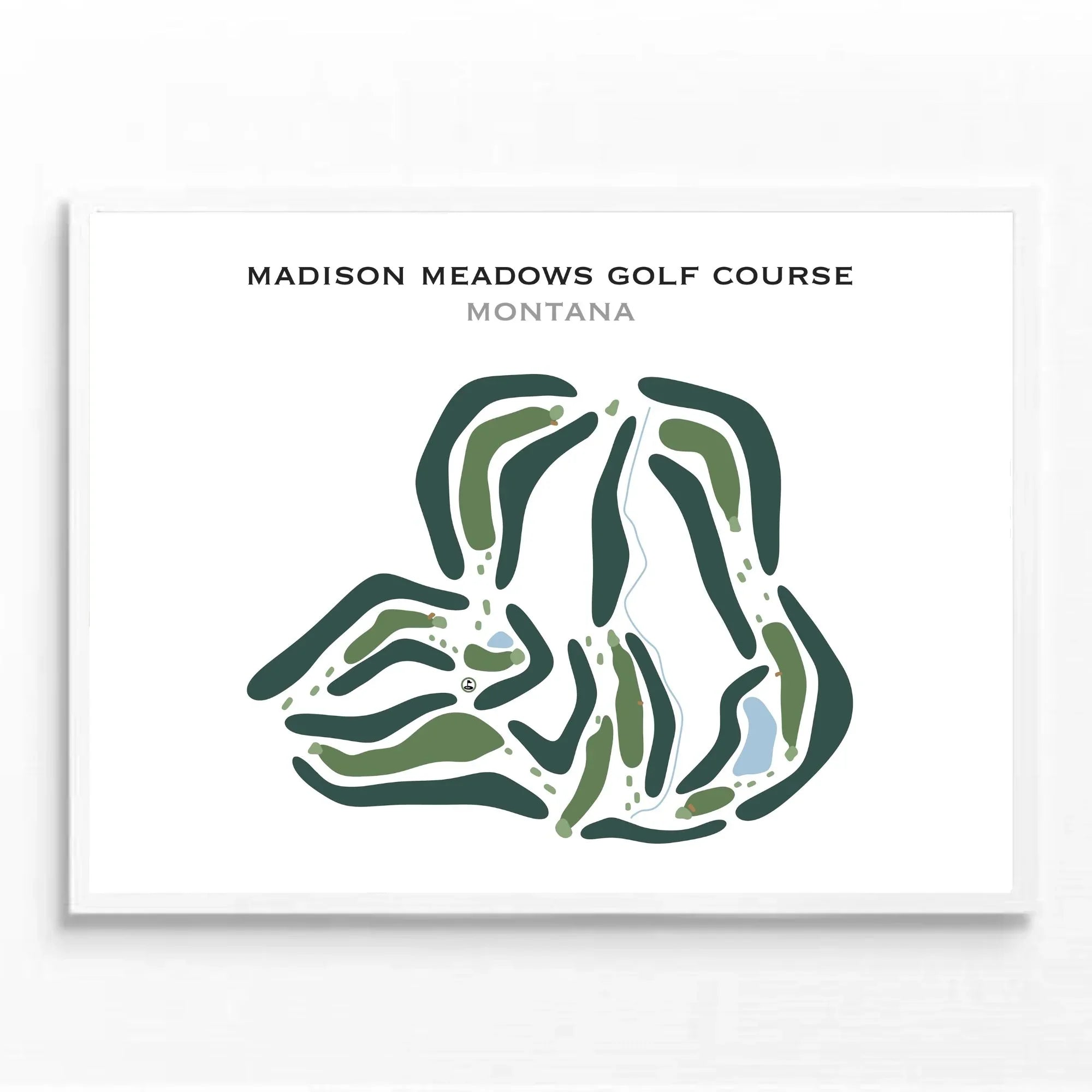 Buy the best printed golf course Madison Meadows Golf Course, Montana ...
