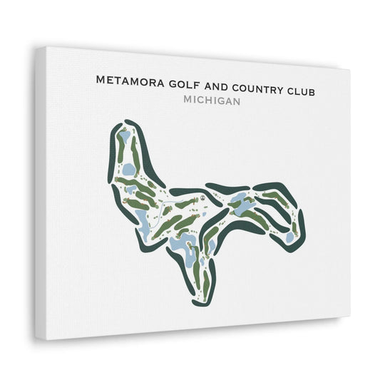 Buy the best printed golf course Metamora Golf & Country Club, Michigan ...