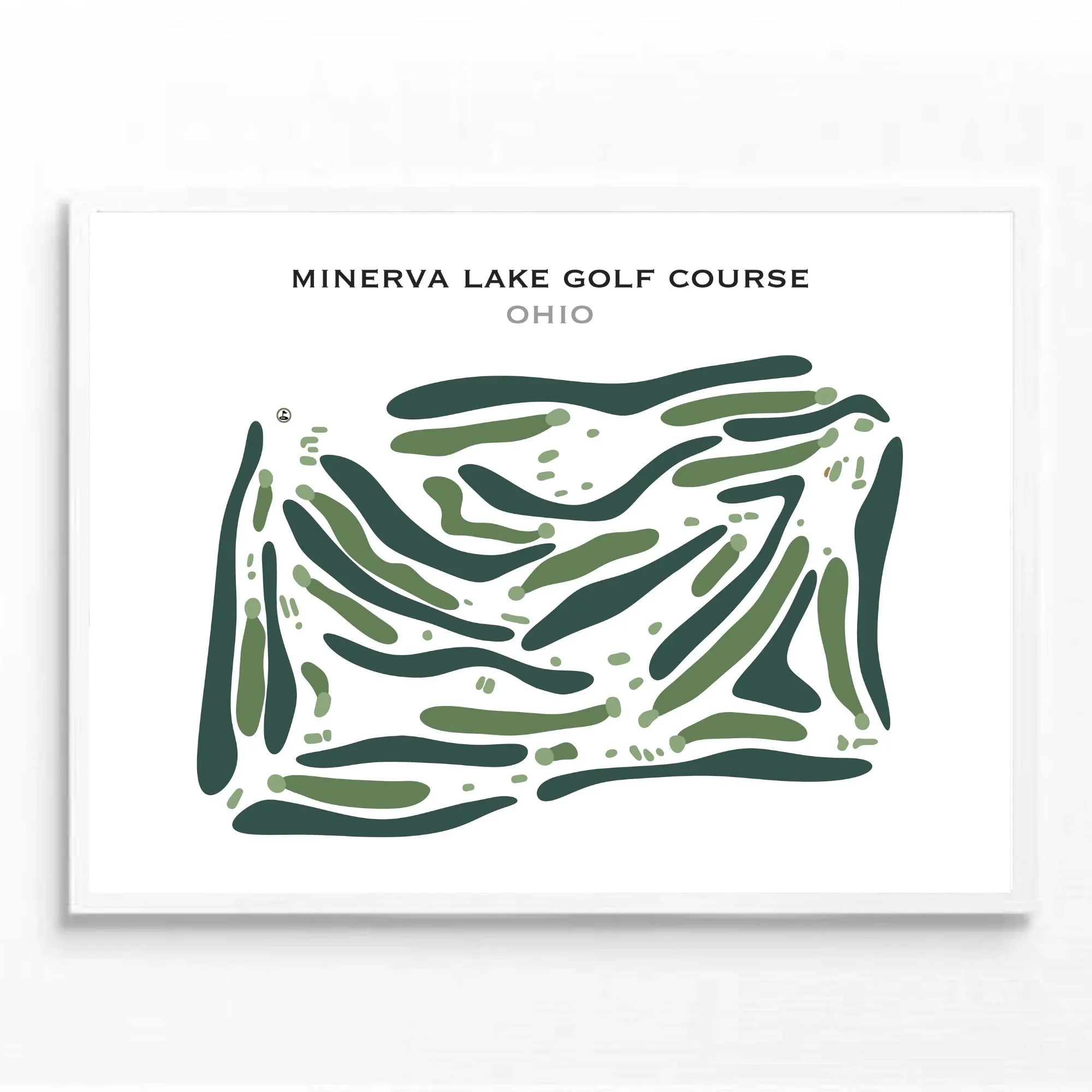 Buy the best printed golf course Minerva Lake Golf Club, Ohio