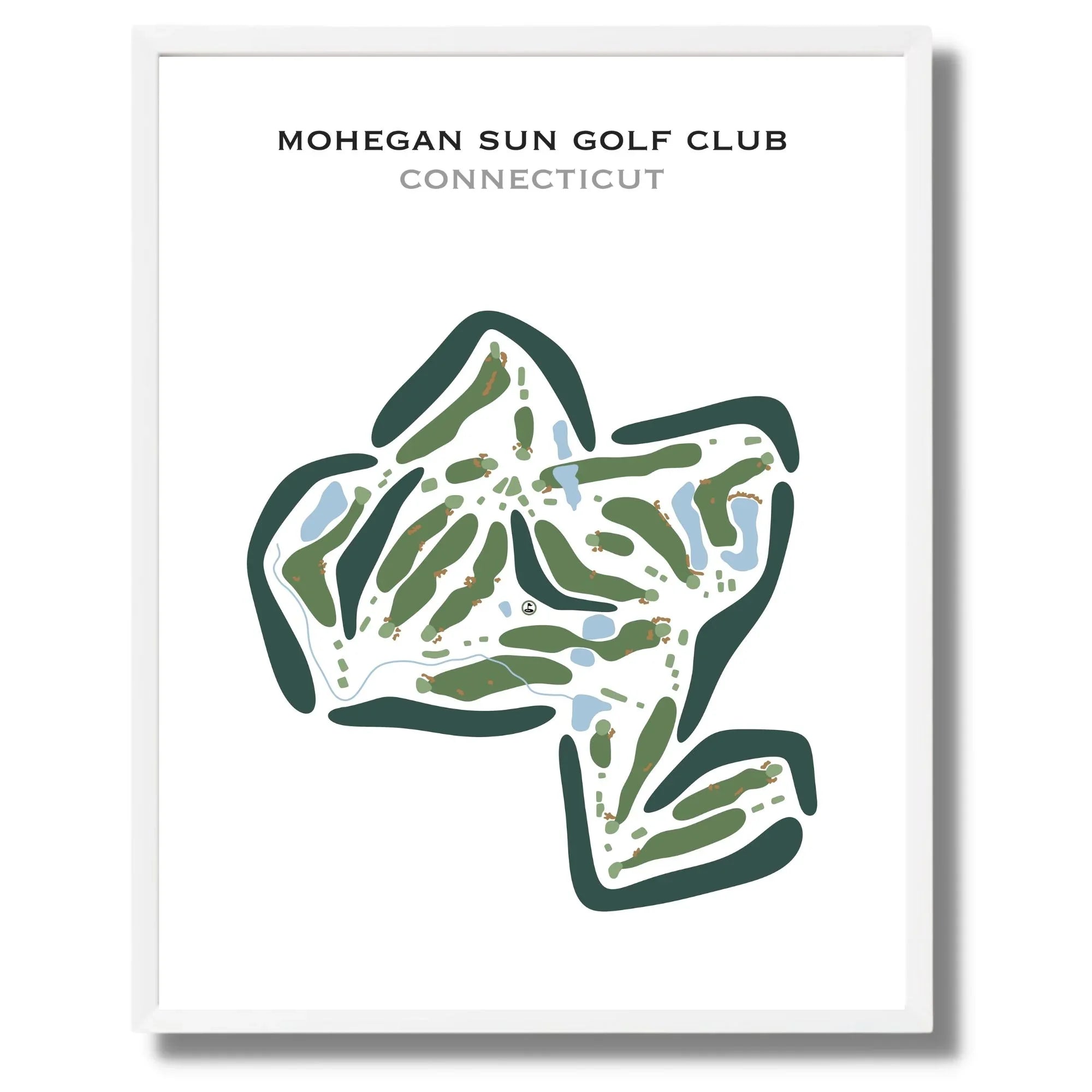 Buy the best printed golf course Mohegan Sun Golf Club, Connecticut ...