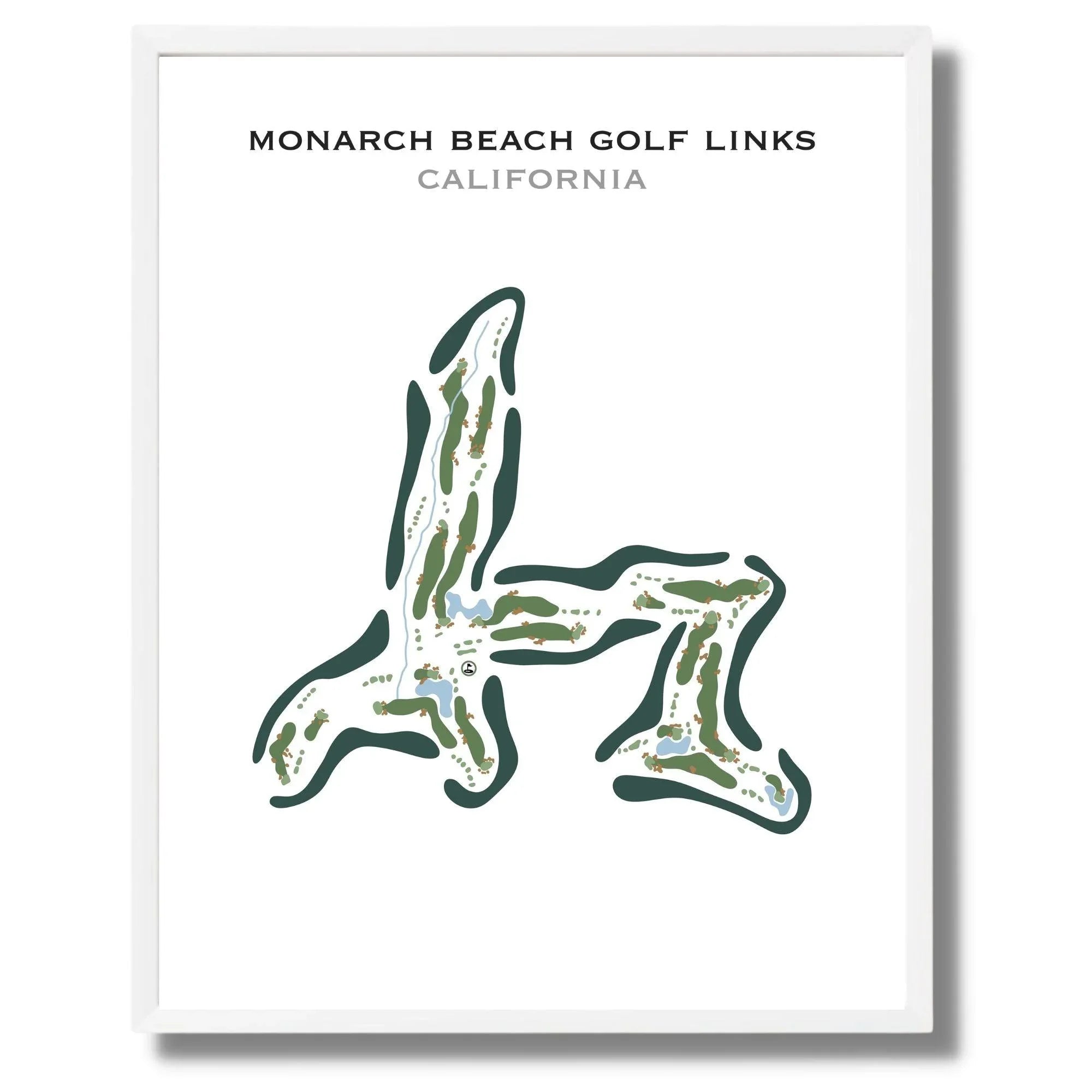 Buy the best printed golf course Monarch Beach Golf Links, California