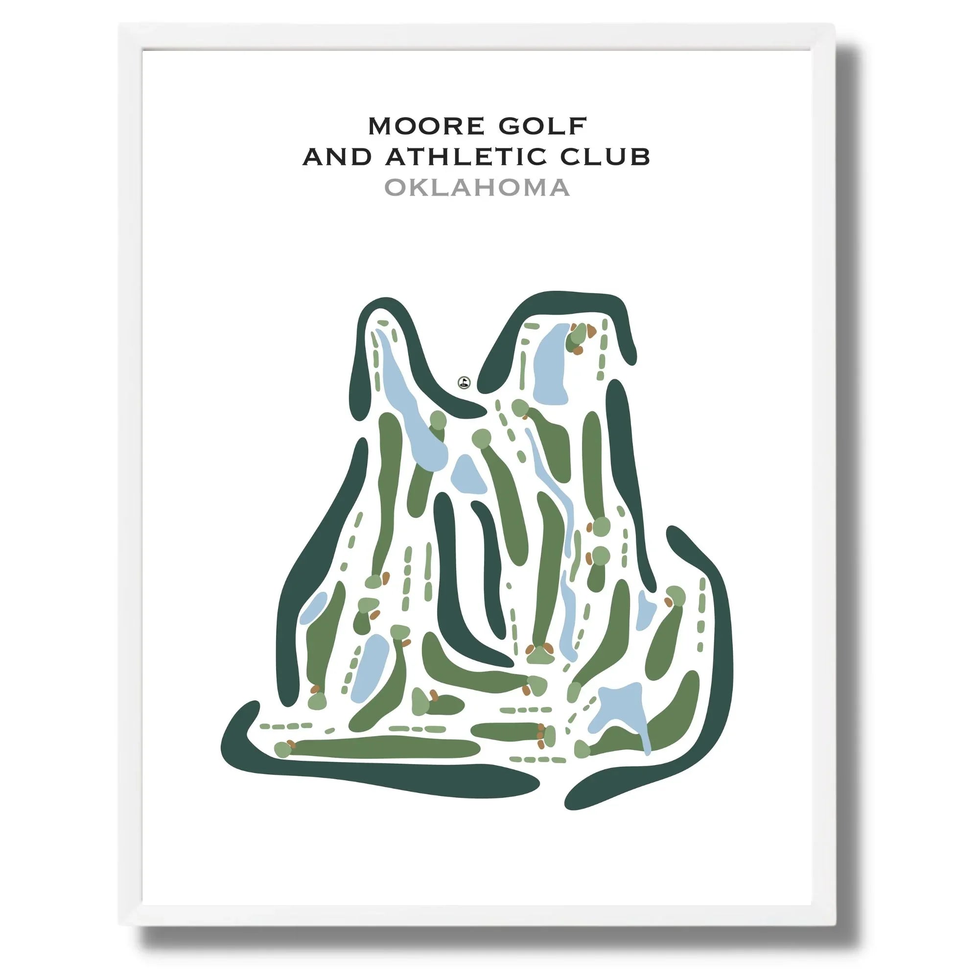 Buy the best printed golf course Moore Golf & Athletic Club, Oklahoma ...